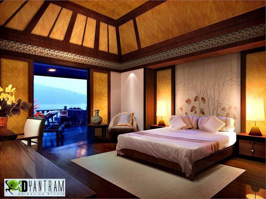 Yantram Architectural Design Studio - Breathtaking Resort Room CGI