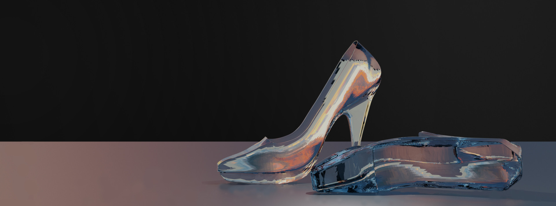 ArtStation - GLASS HIGH HEELS