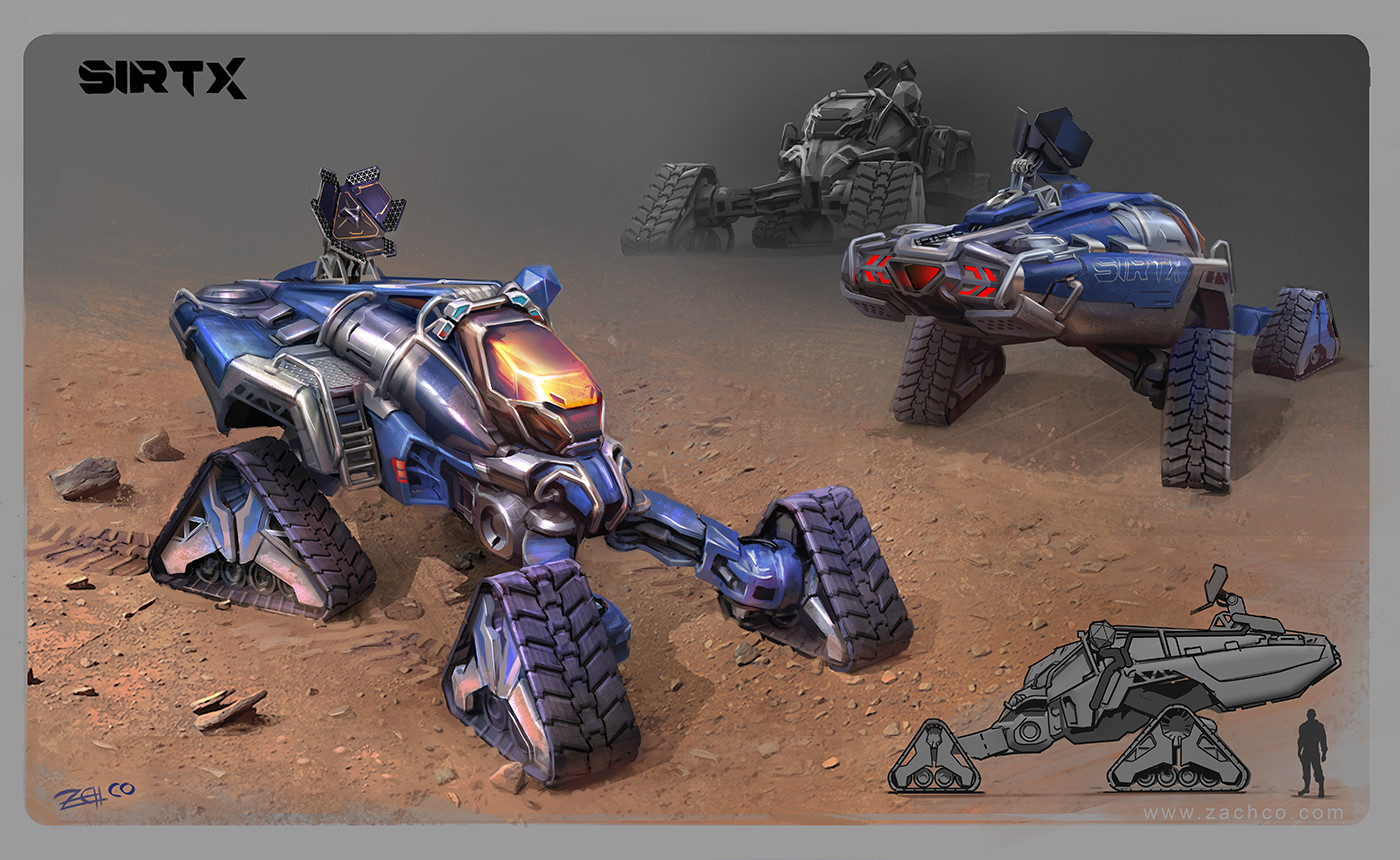 ArtStation - Blue Rover