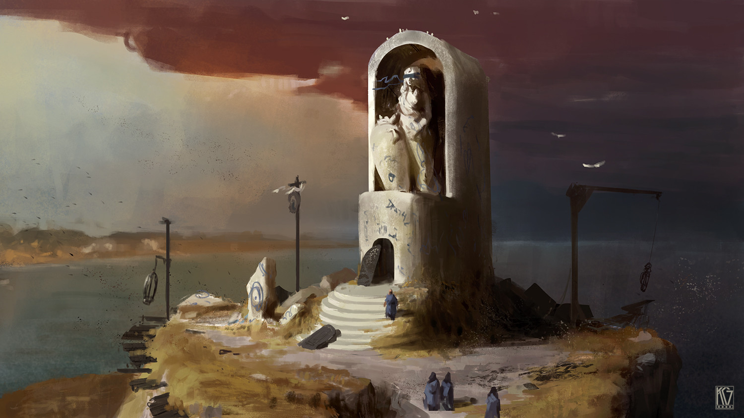 ArtStation - Shrine of the Sea Goddess