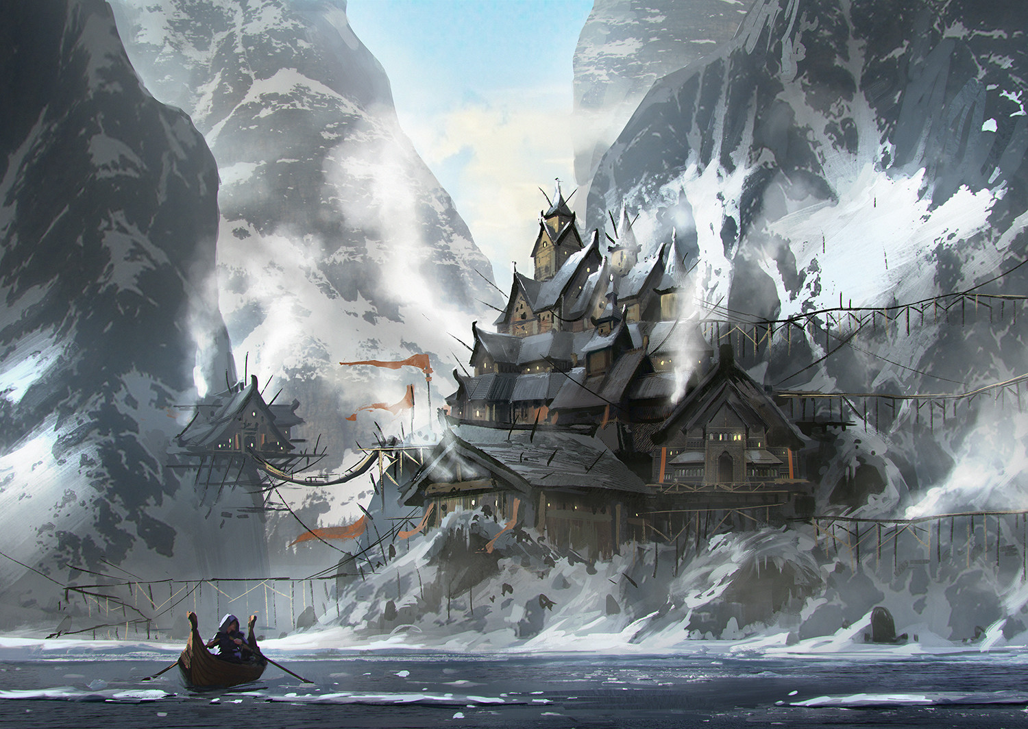 ArtStation - Snowy Peaks