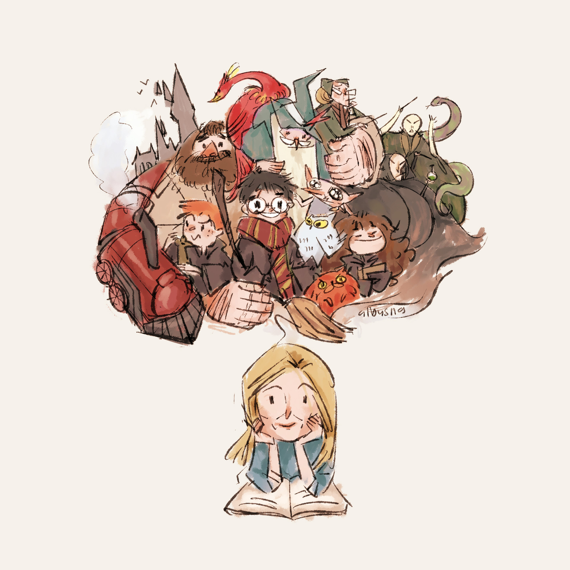 ArtStation - Happee Birthdae Harry & Jo