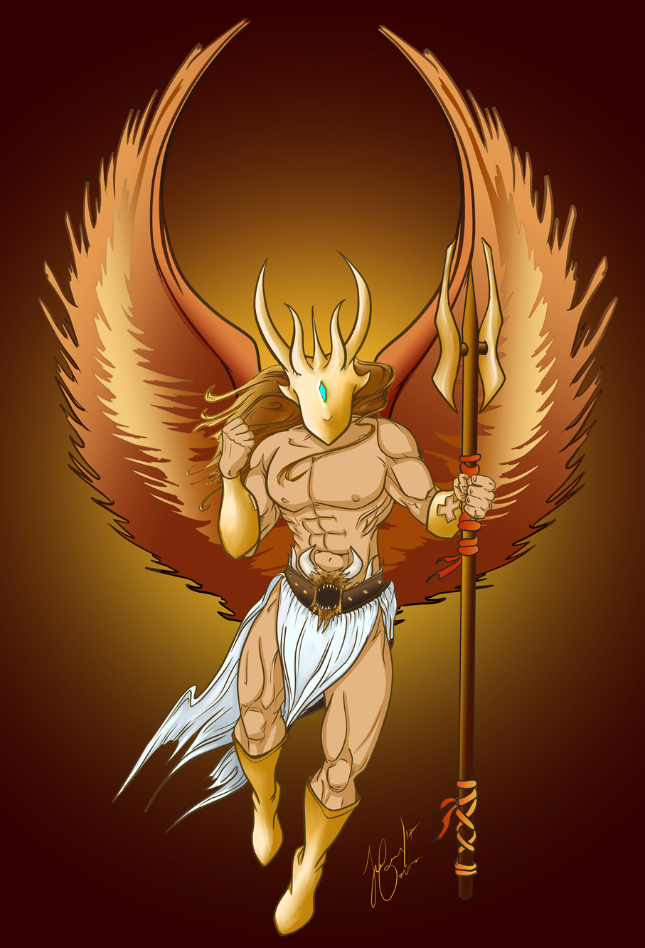 ArtStation - Character commission of demon "Pride" from Reap Comics