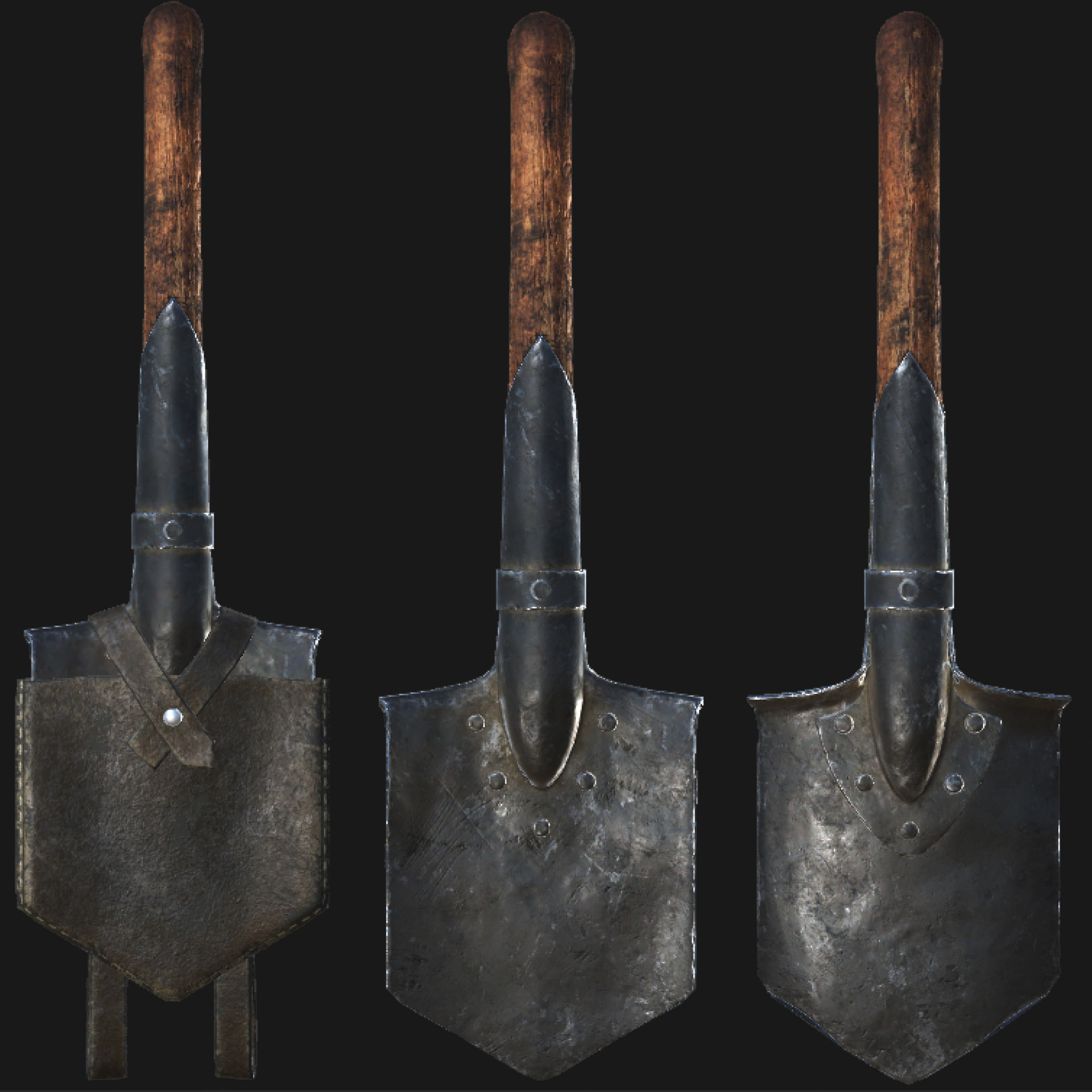 ArtStation - World war 1 German shovel