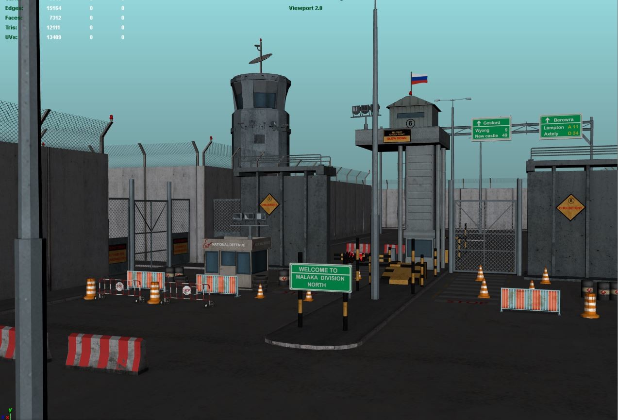 ArtStation - Mobile Game Environment done for Combat elite:Border Wars