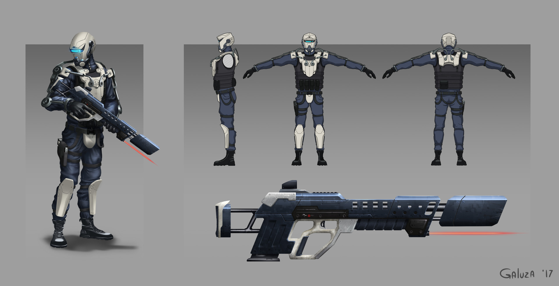 ArtStation - Near future soldier