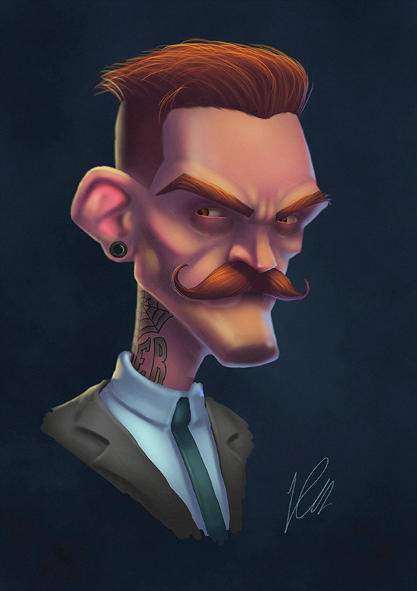 ArtStation - Manly man, Udi Kalmanovitz