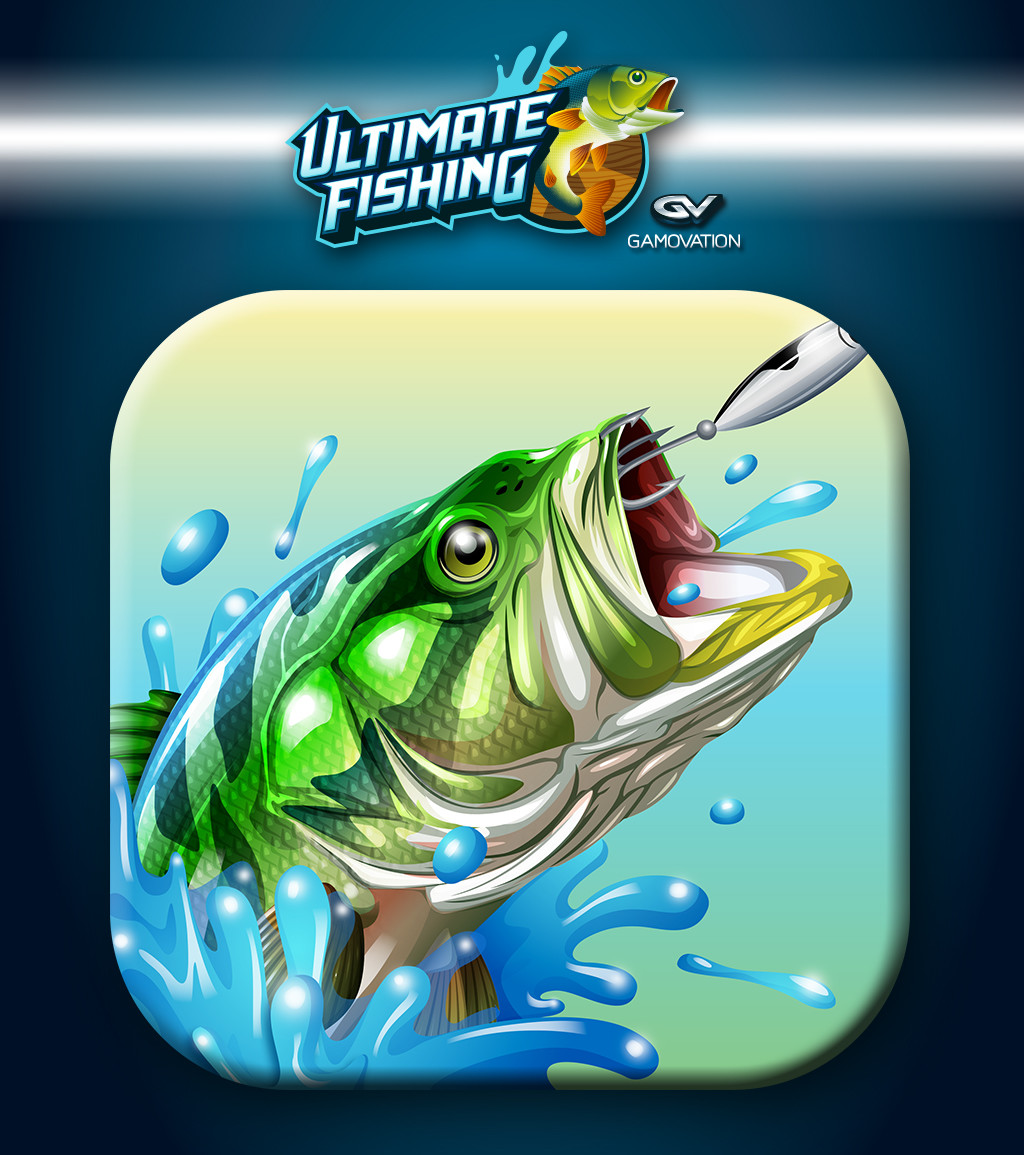 ArtStation - Ultimate Fishing - App Icon (Unused) 3