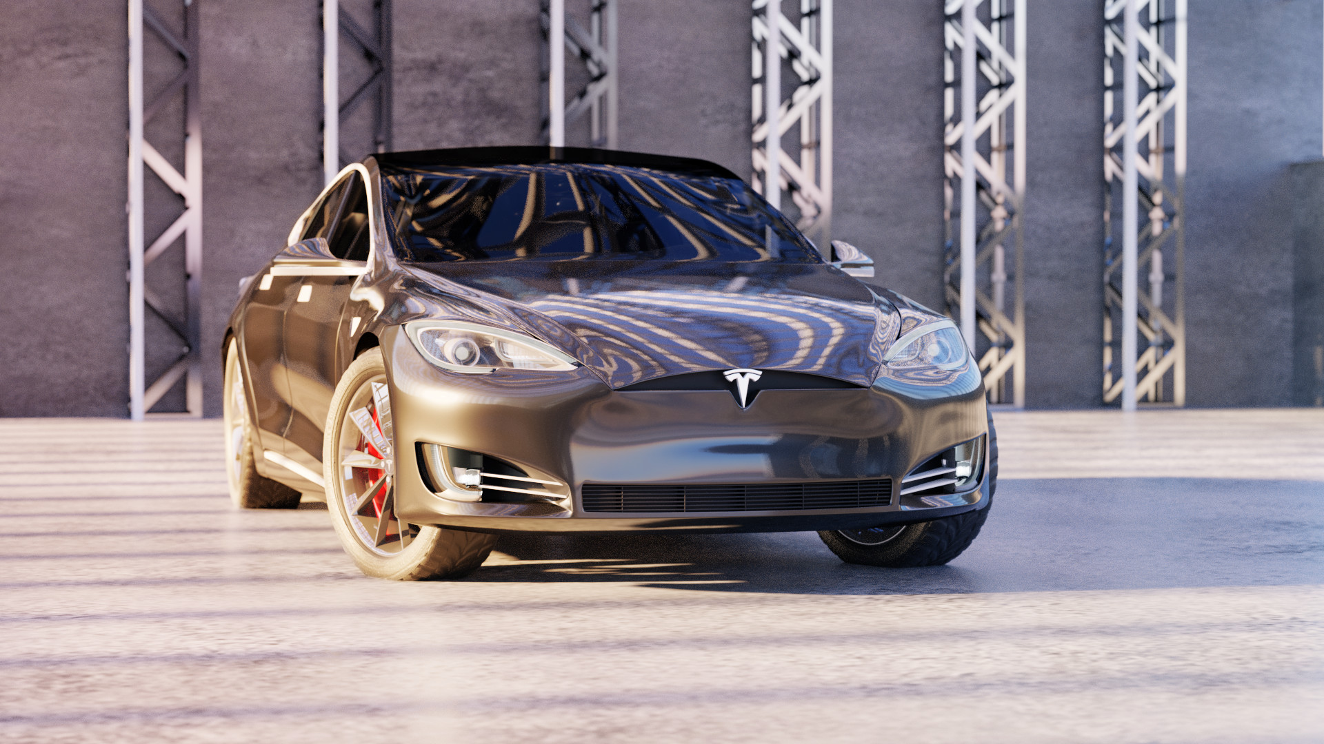 ArtStation - Tesla model S