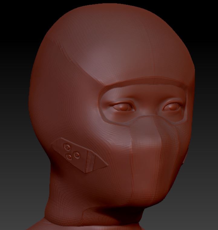 ArtStation - Balaclava Mask for original 3D Model