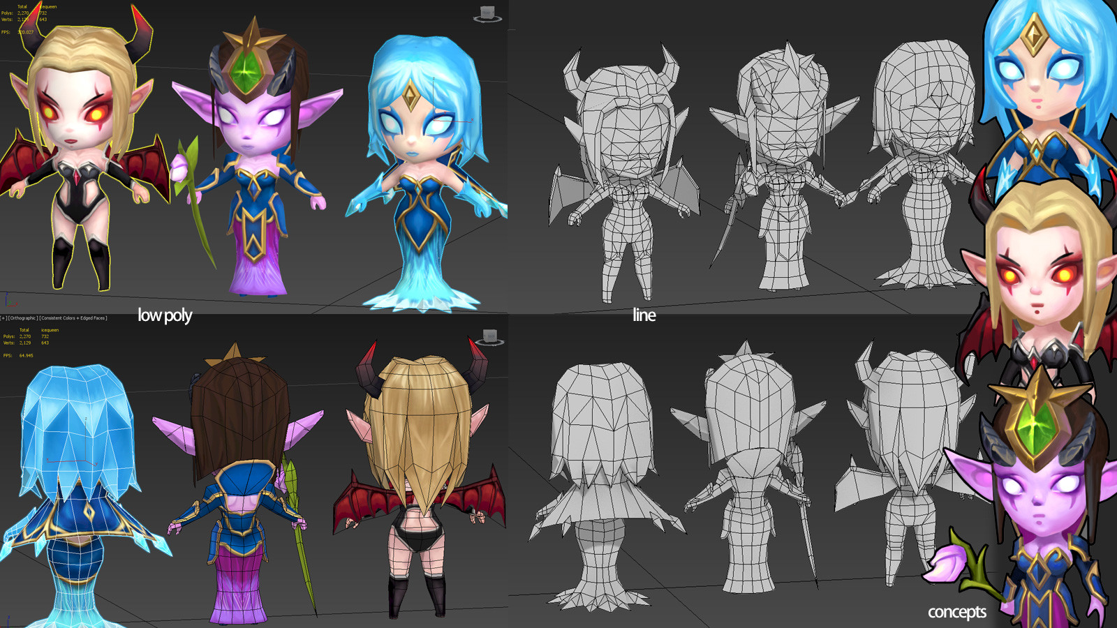 ArtStation - low poly character models