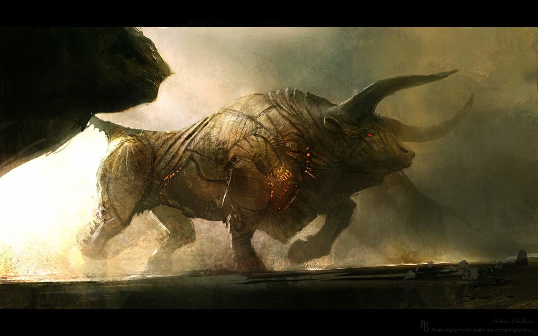 ArtStation - Bull Concept Art