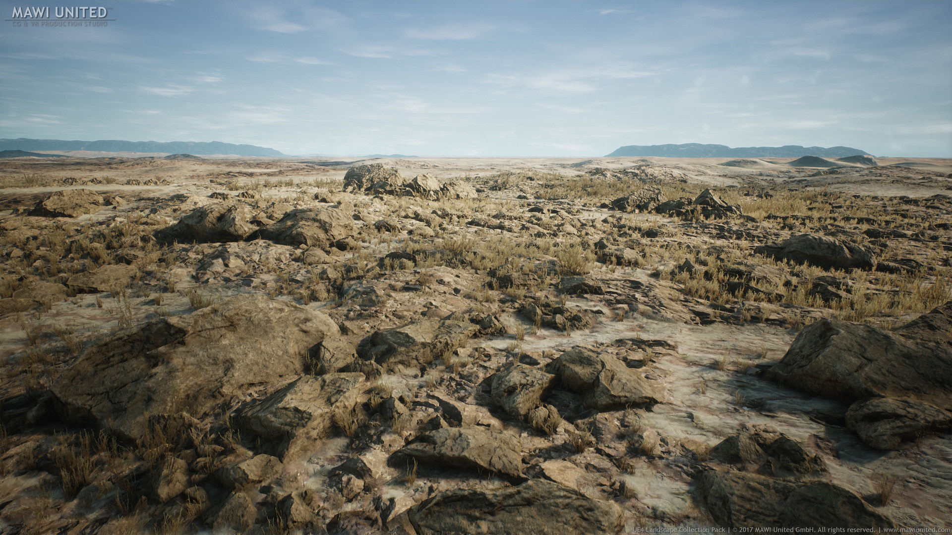 MAWI United - UE4 Lava Desert Landscape