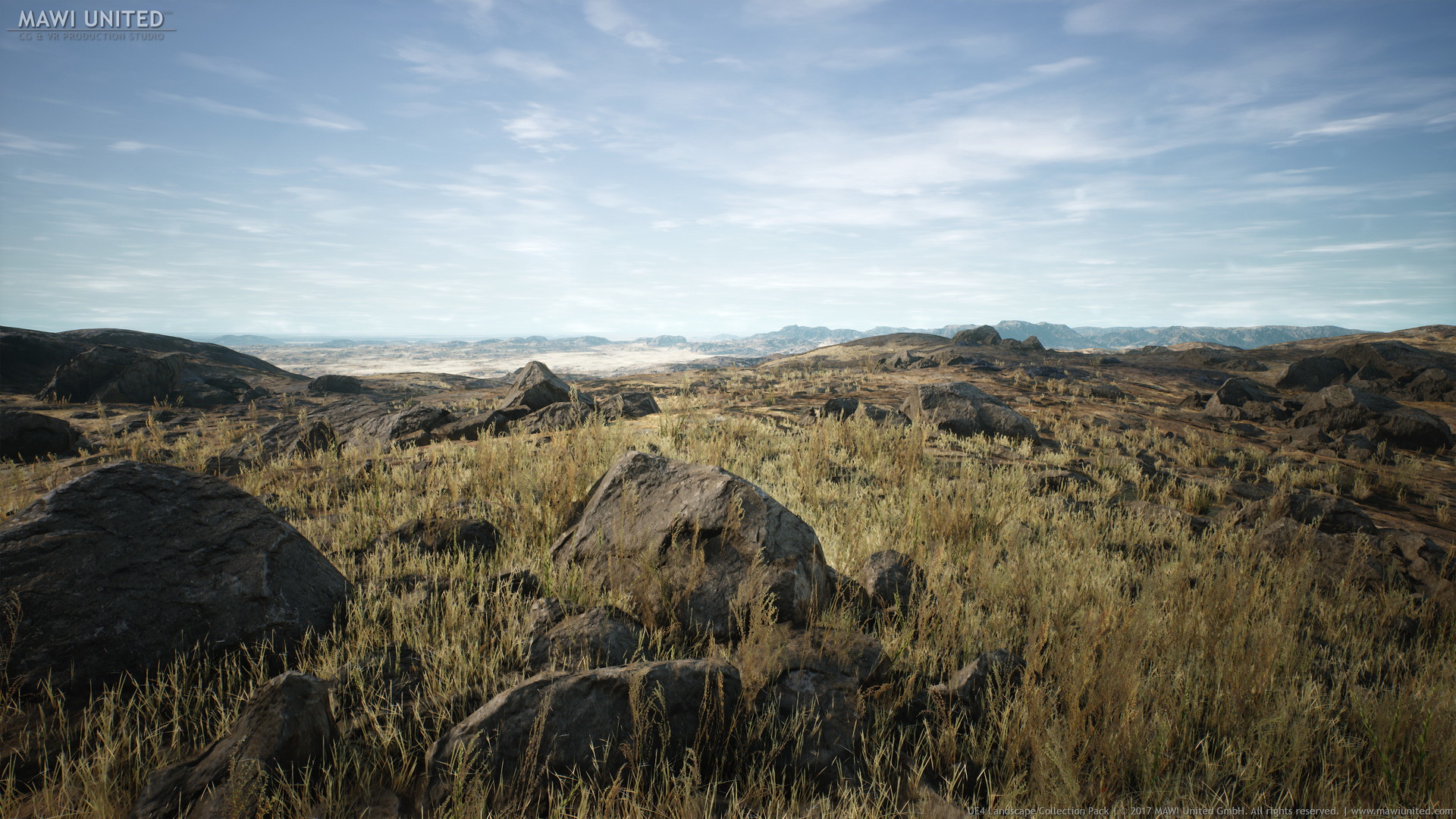 MAWI United - UE4 Lava Desert Landscape