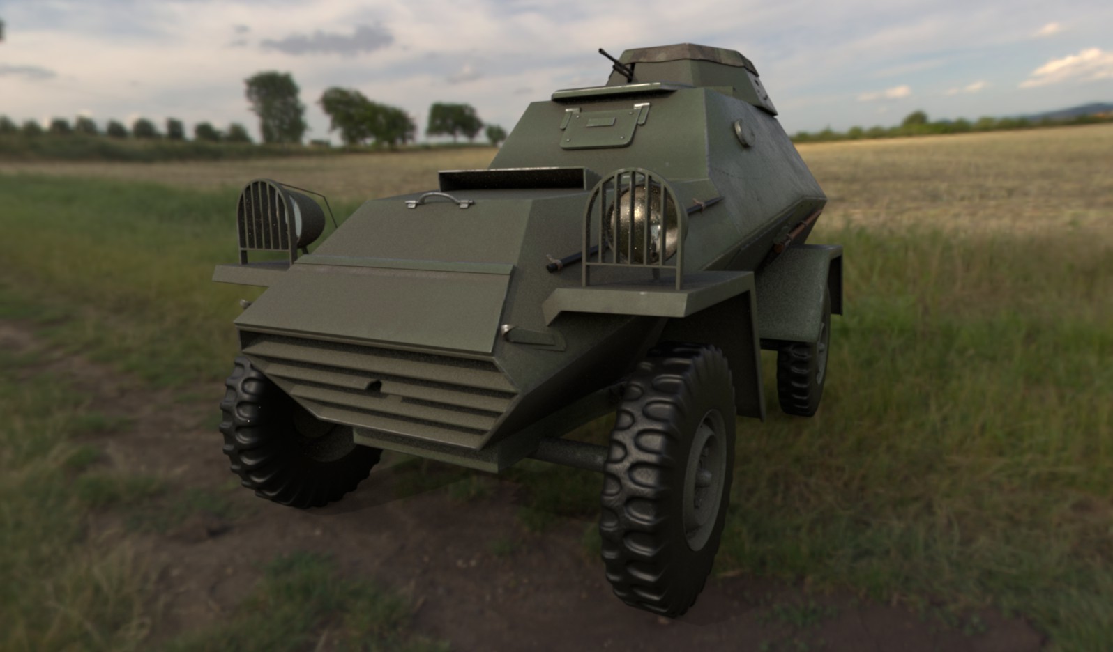 ArtStation - BA-64 Soviet Armored car
