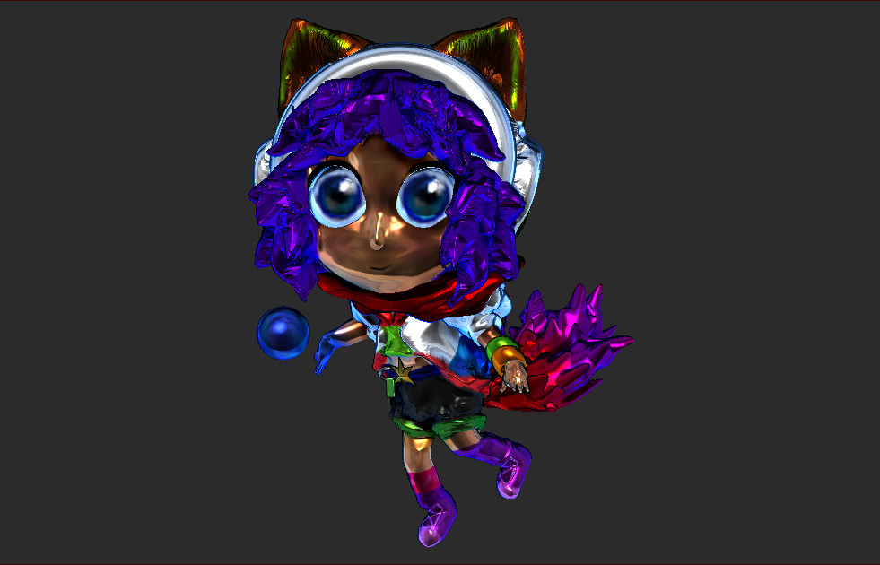 Evelyne - - Chibi arcade Ahri model