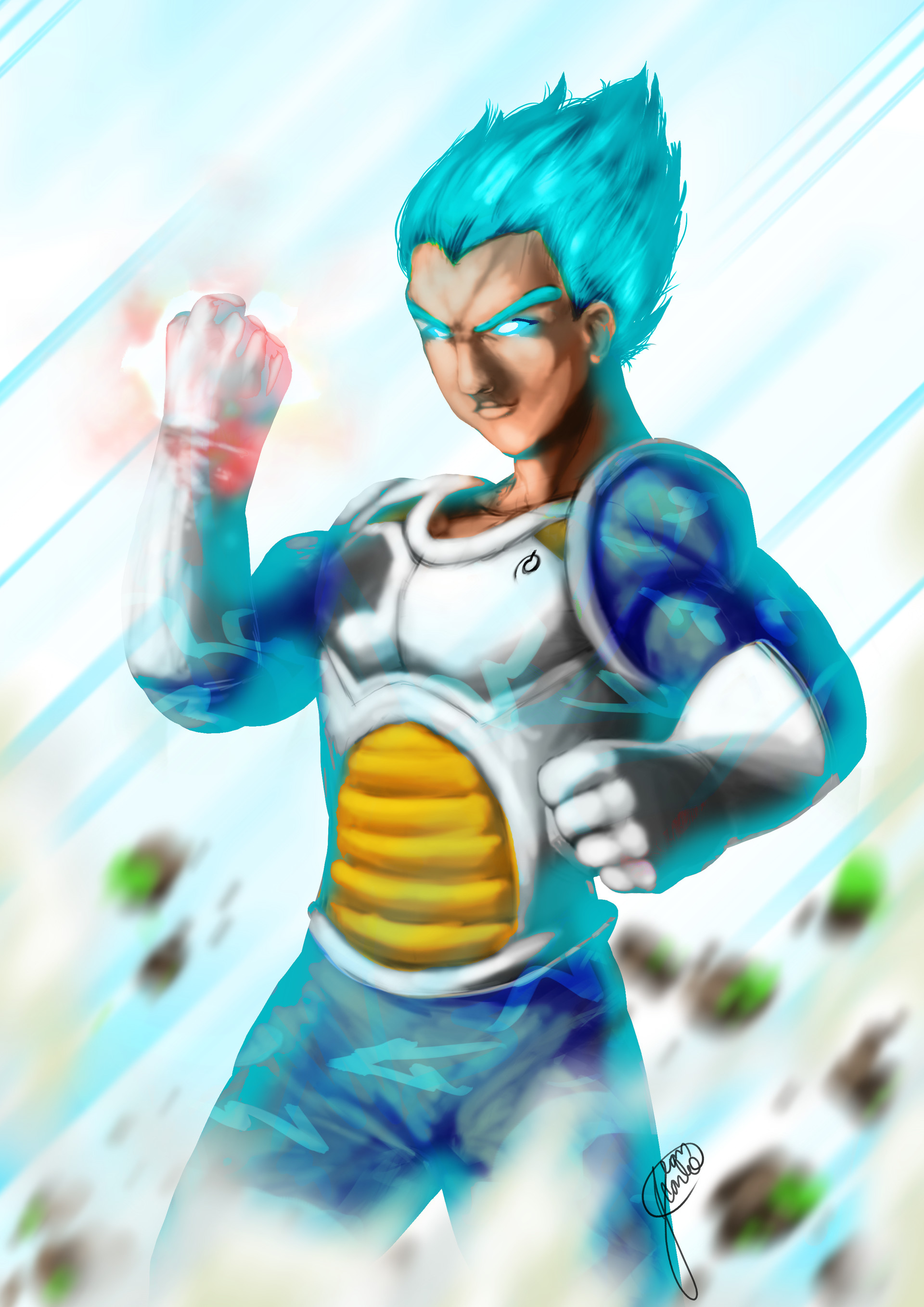 ArtStation - vegete blue