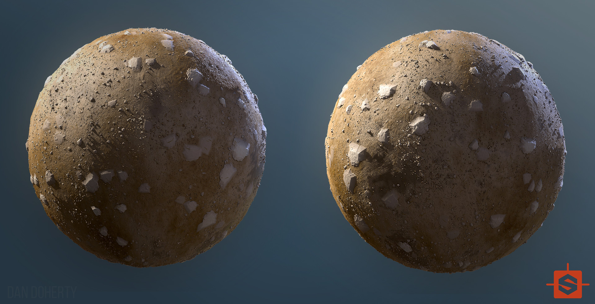 Dan Doherty - Rocky Grass and Dirt - Substance Designer
