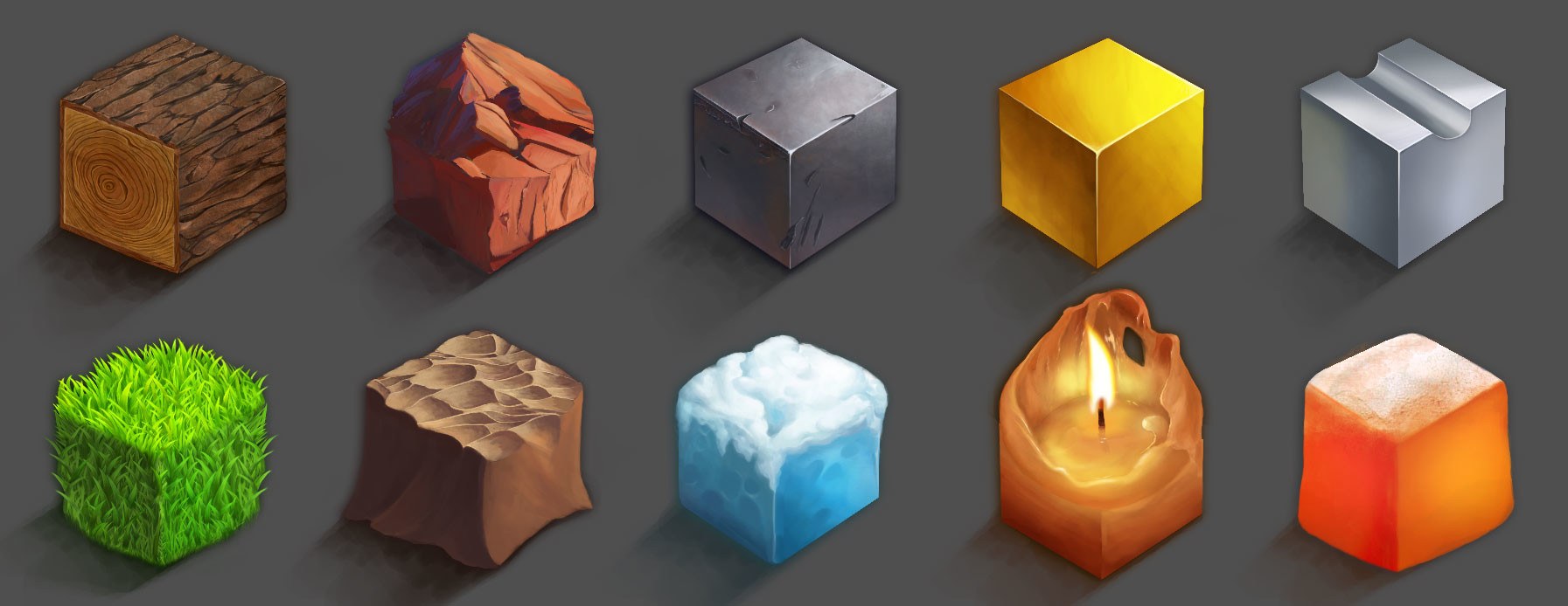 ArtStation - Material hand-painted