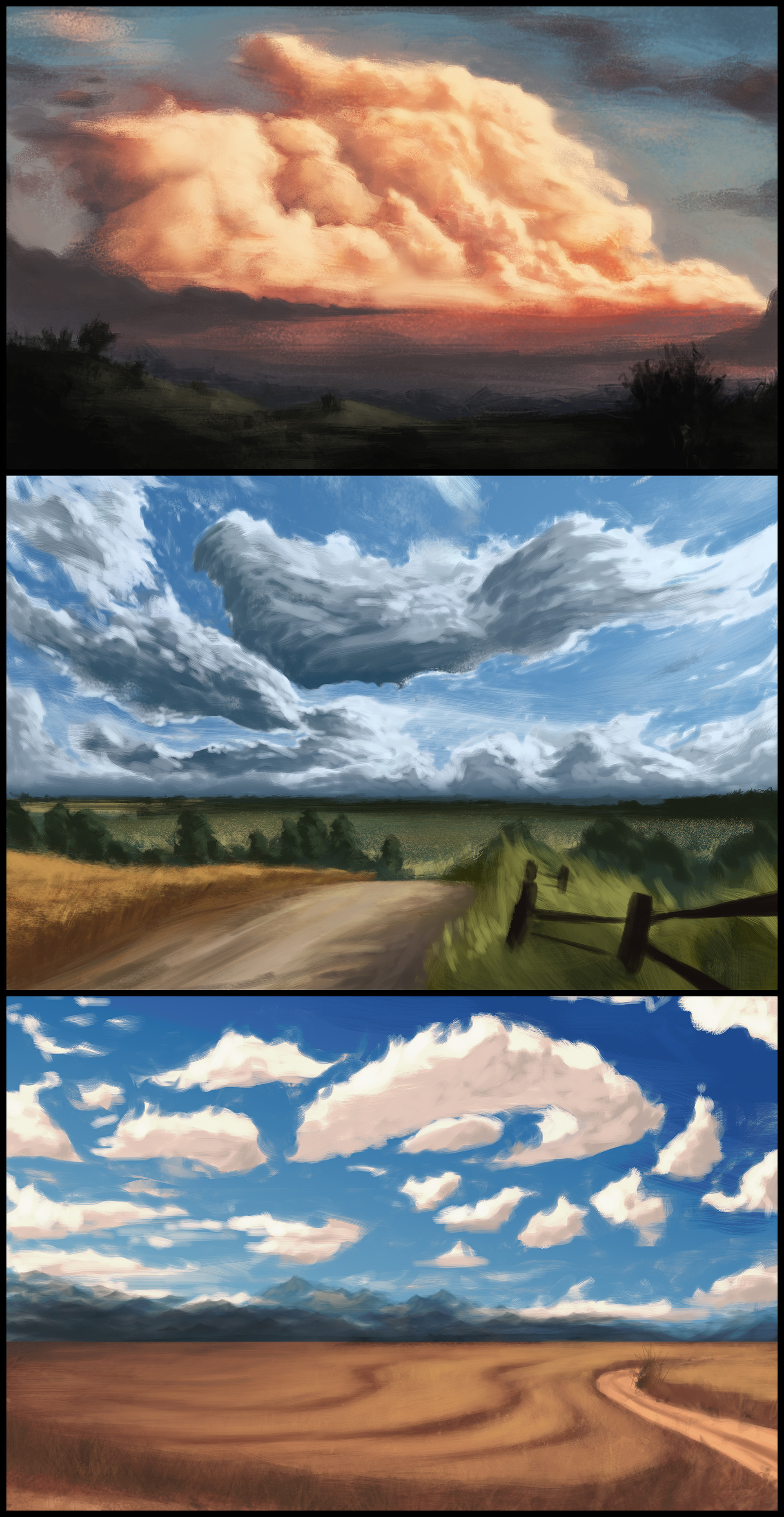 ArtStation - Sketches_Clouds