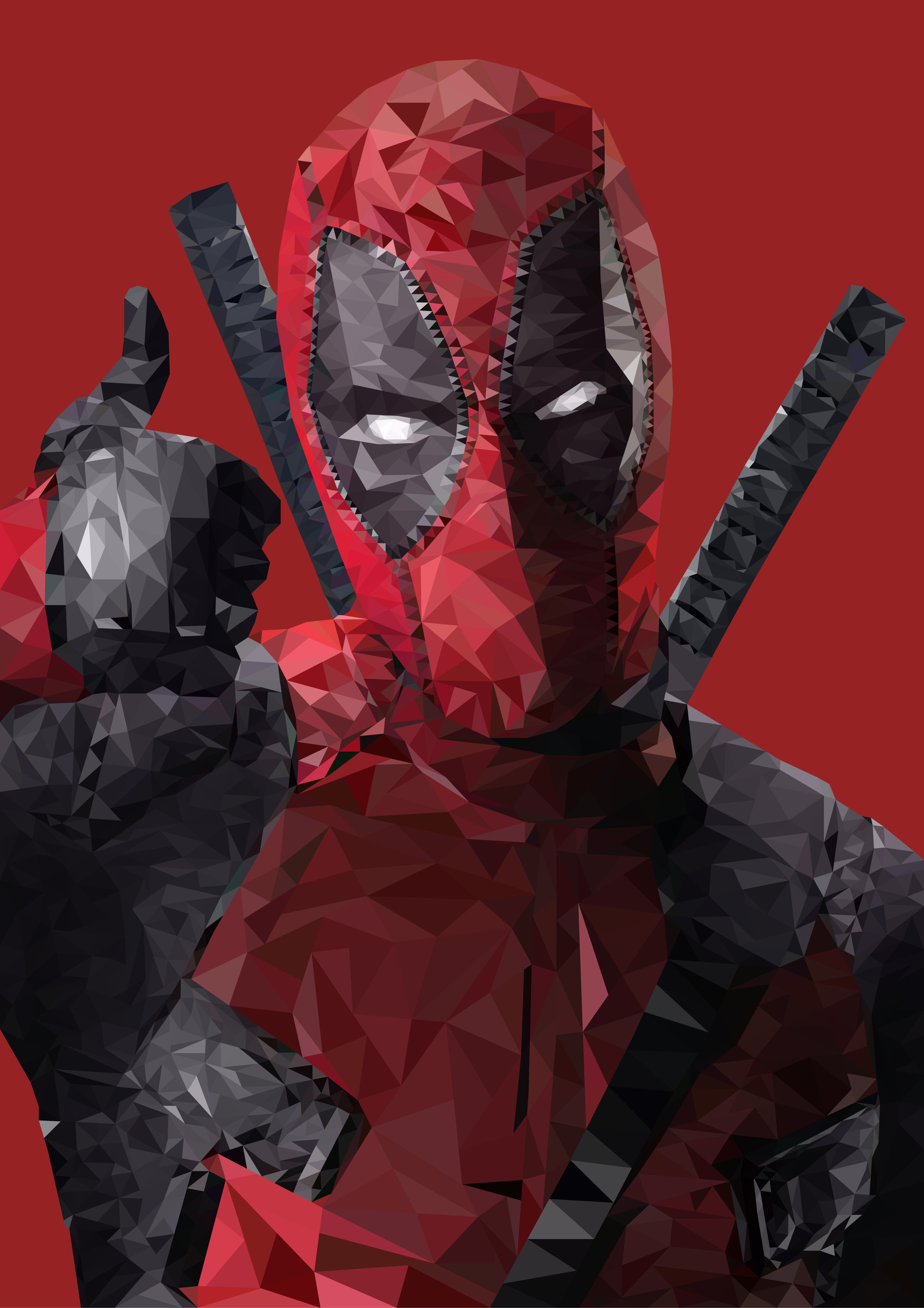 ArtStation - Deadpool LowPoly