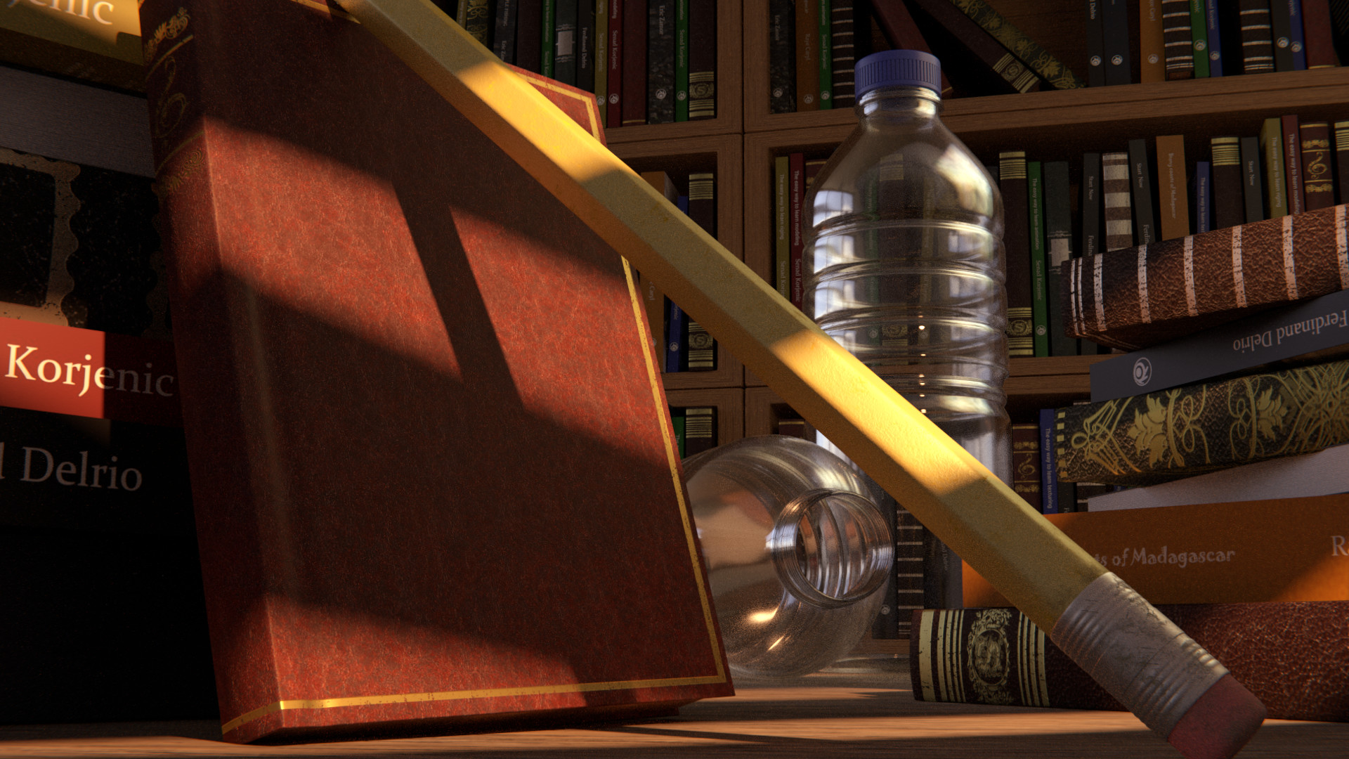 ArtStation - Library Scene