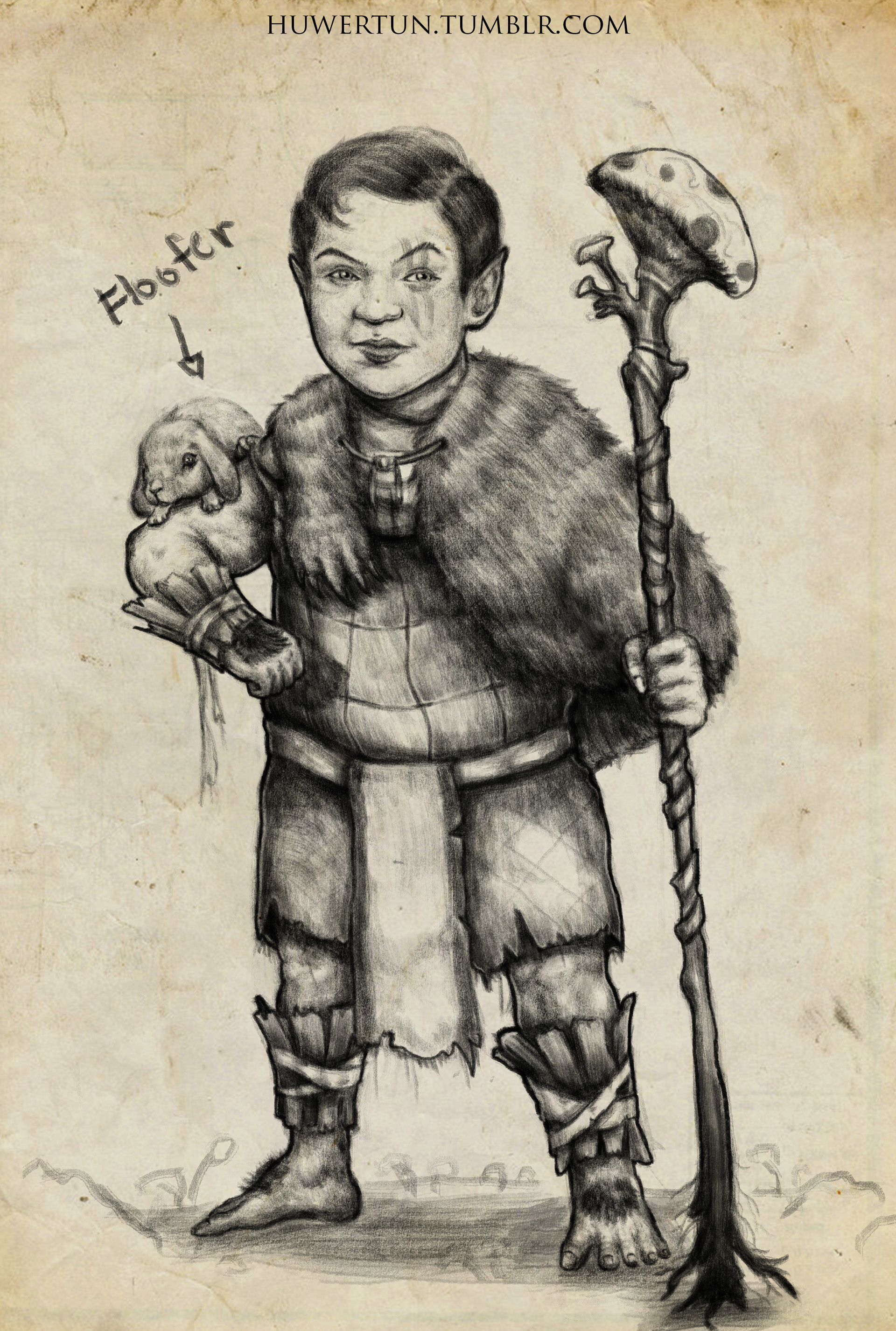 ArtStation - Halfling druid