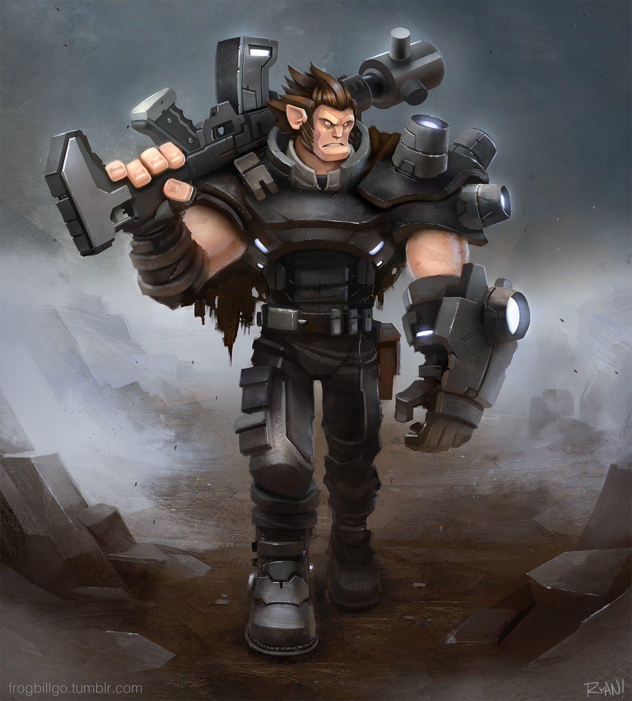 ArtStation - Elven Soldier