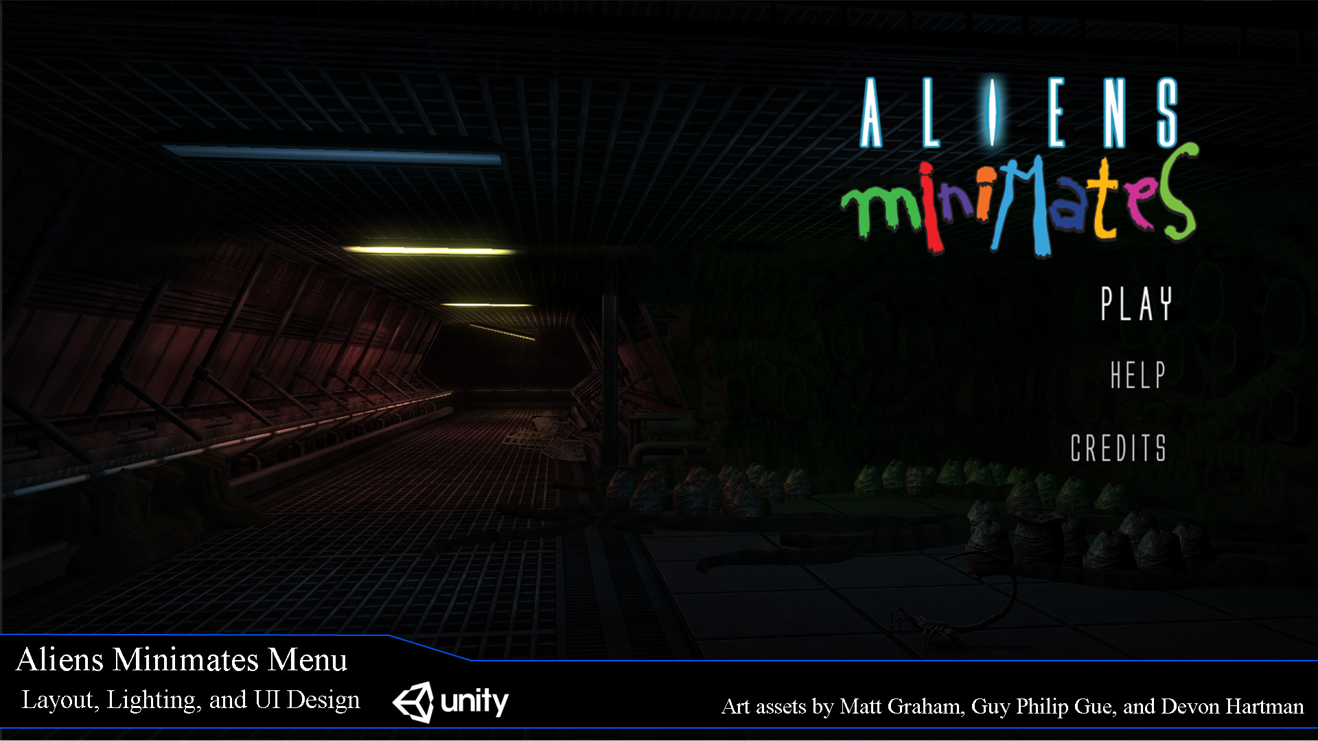 ArtStation - Aliens Minimates Menu UI