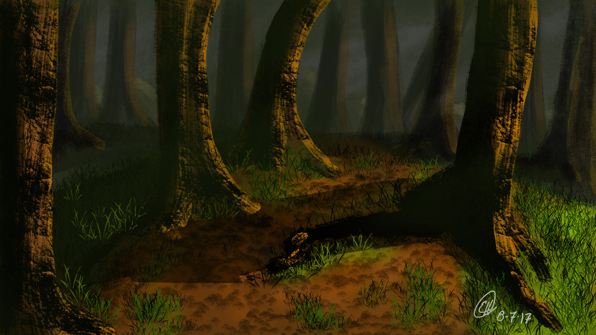 ArtStation - Light in the Mist