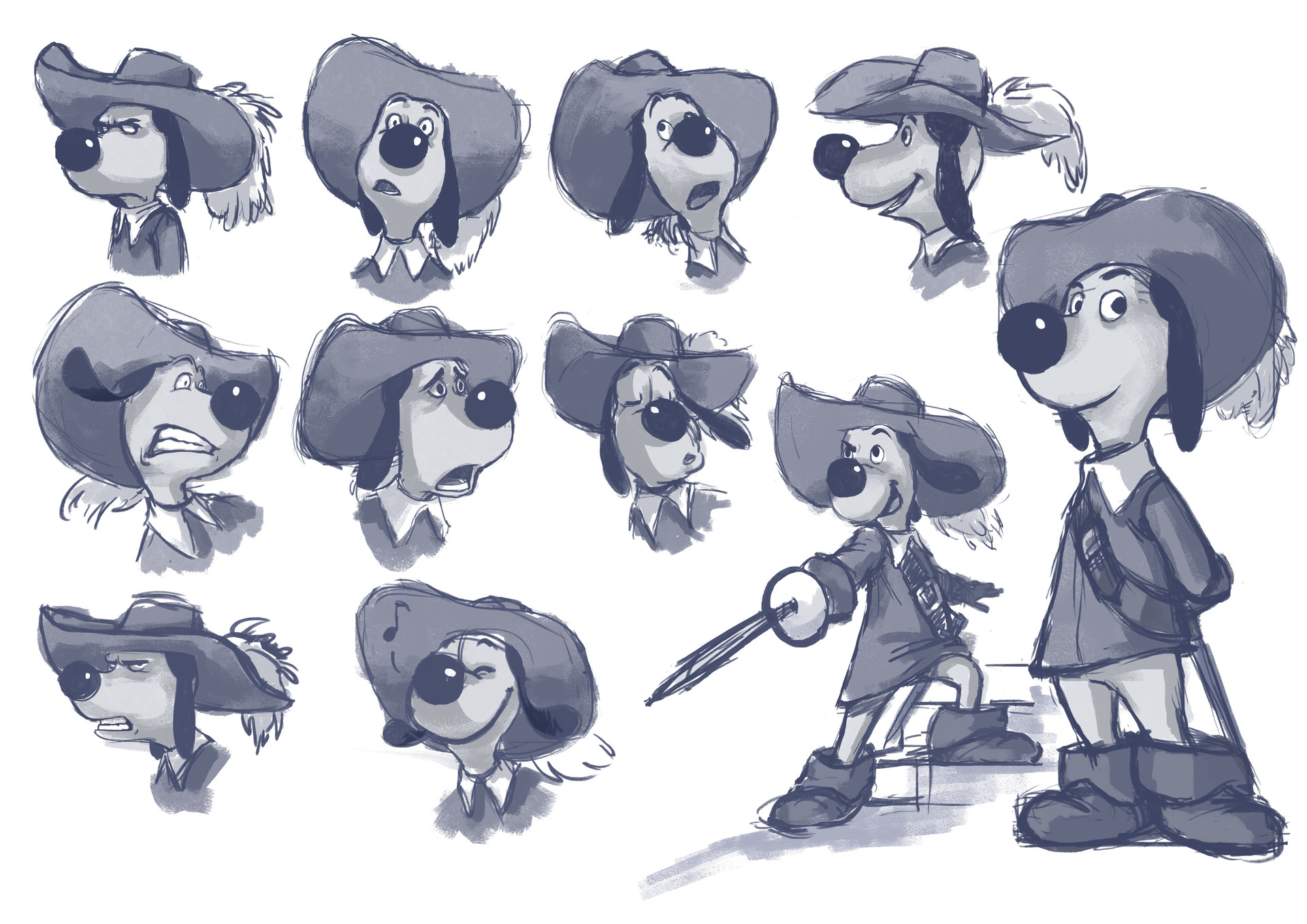 ArtStation - Dogtanian - Expressions