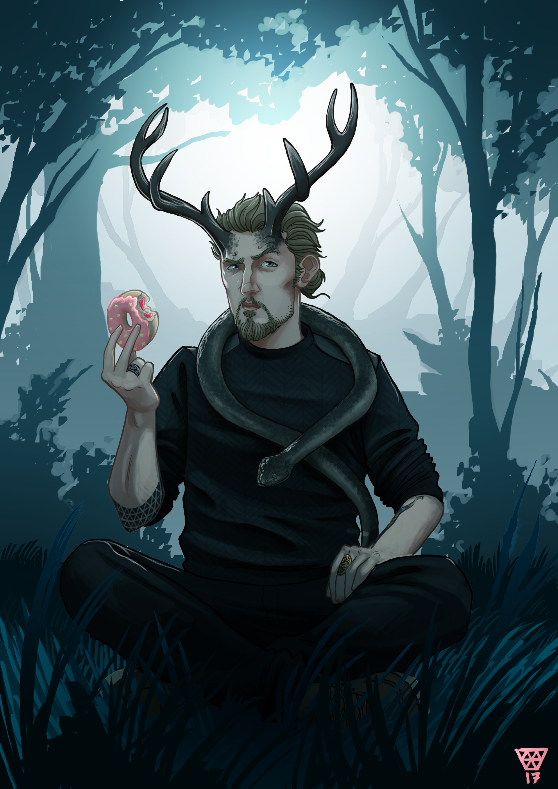 ArtStation - Cernunnos Self Portrait