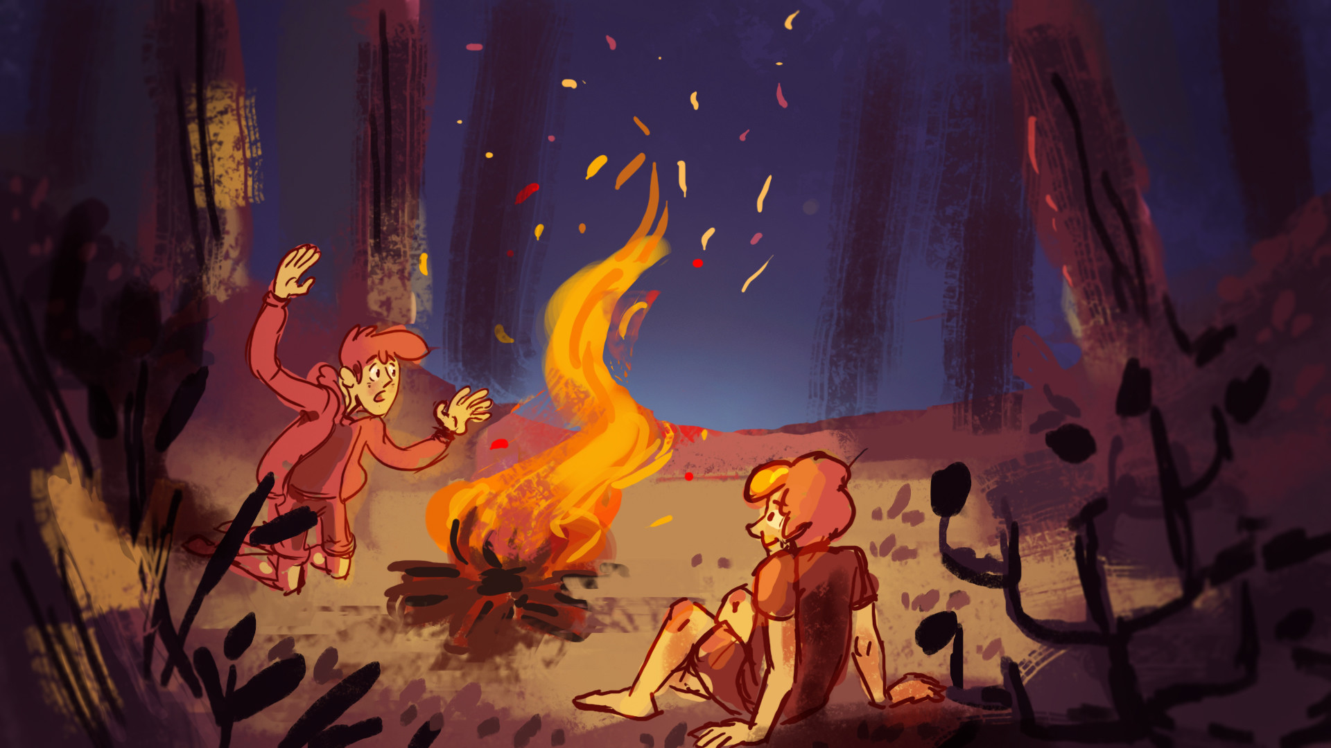 ArtStation - campfire