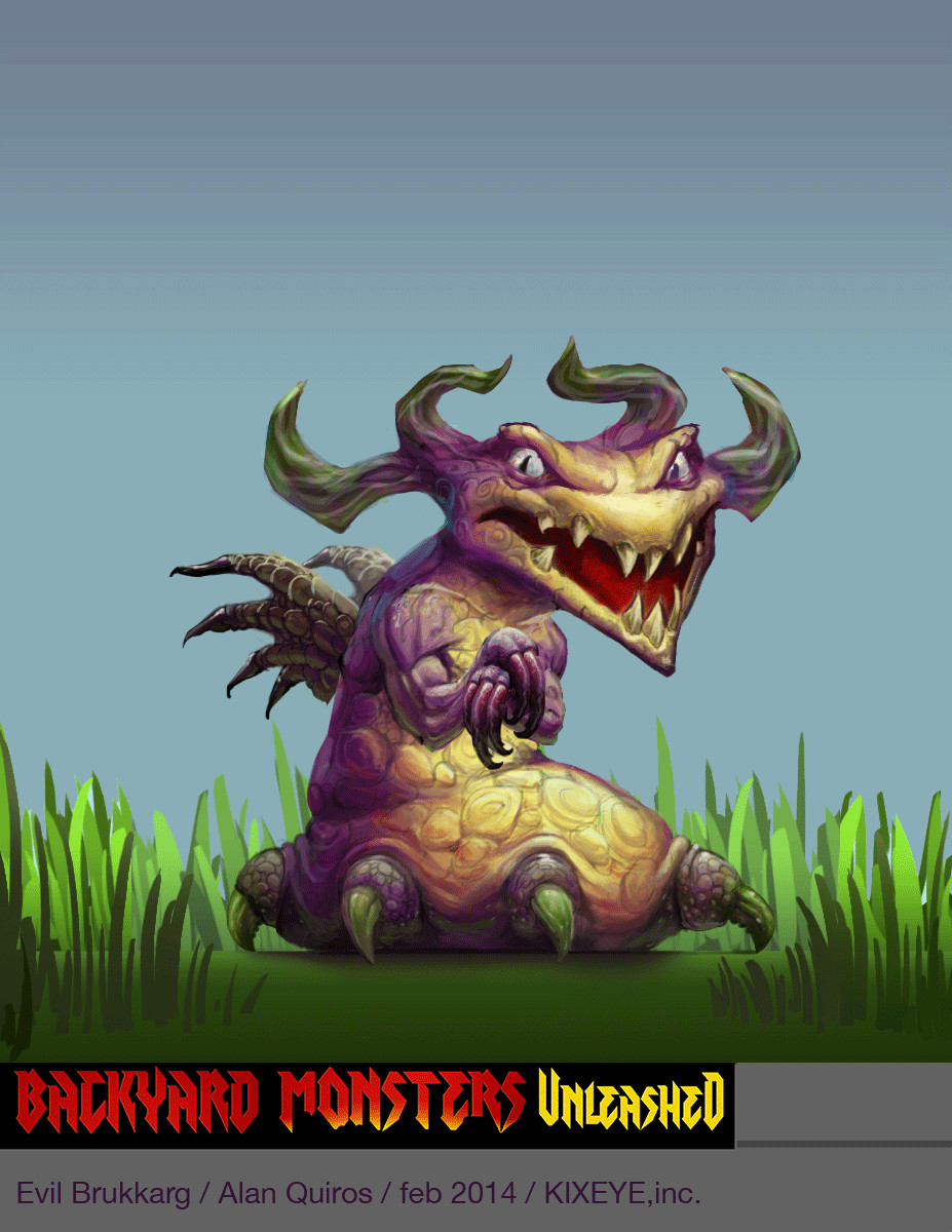 ArtStation - Backyard Monsters villain