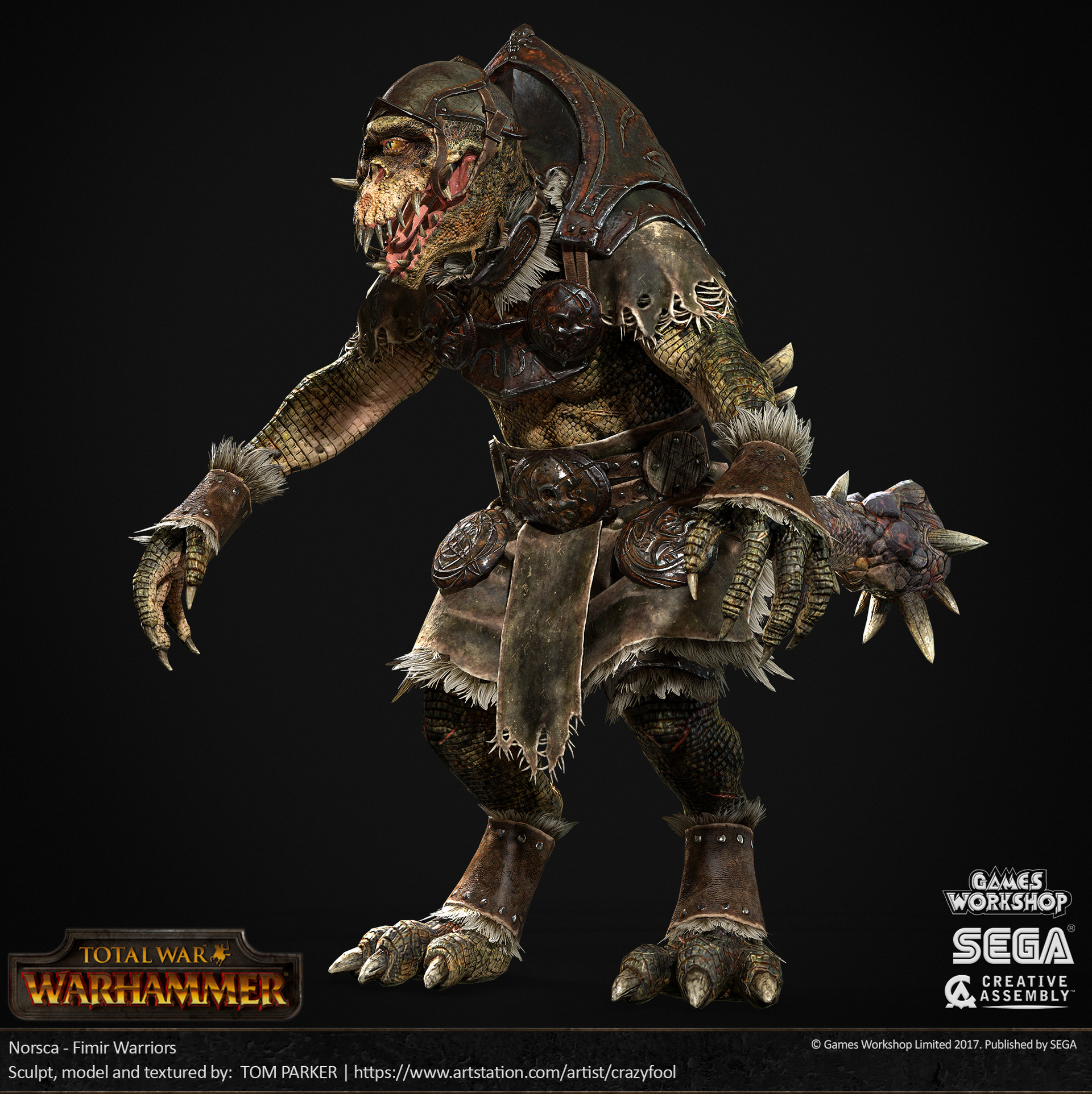 Tom Parker - Total War Warhammer - Norsca DLC - Fimir Warriors