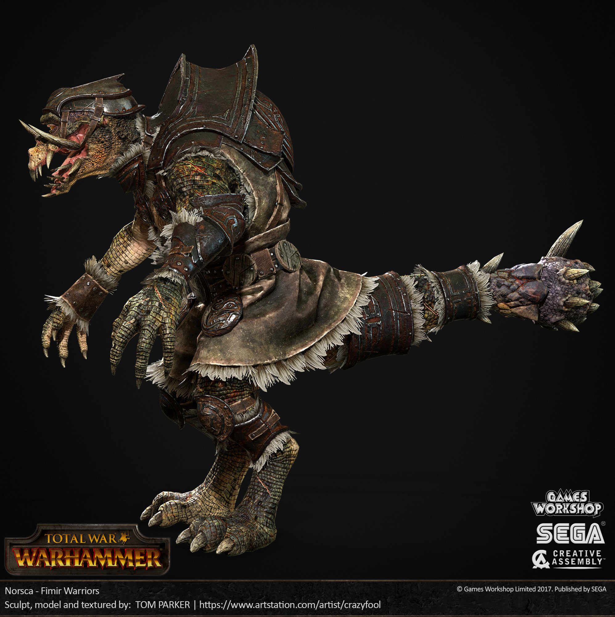 Tom Parker - Total War Warhammer - Norsca DLC - Fimir Warriors