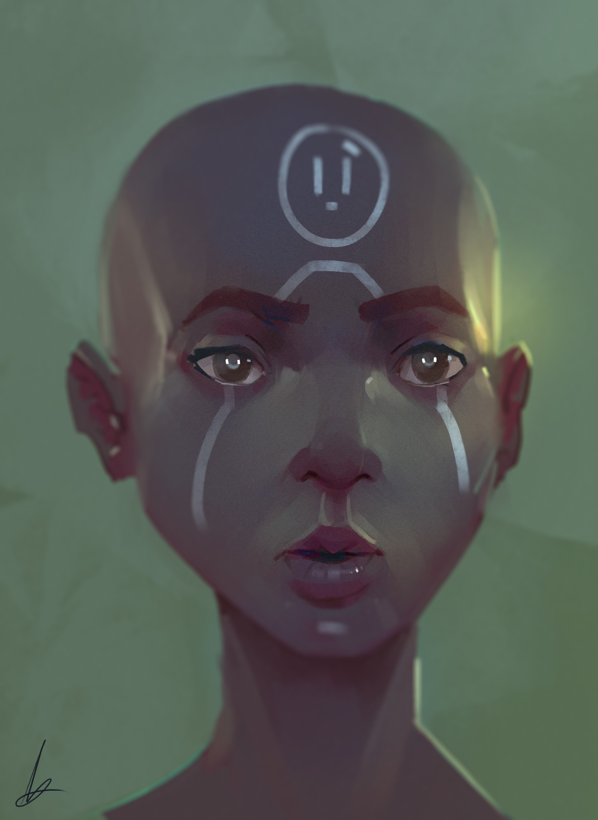 ArtStation - Dark skin tones practice and concept
