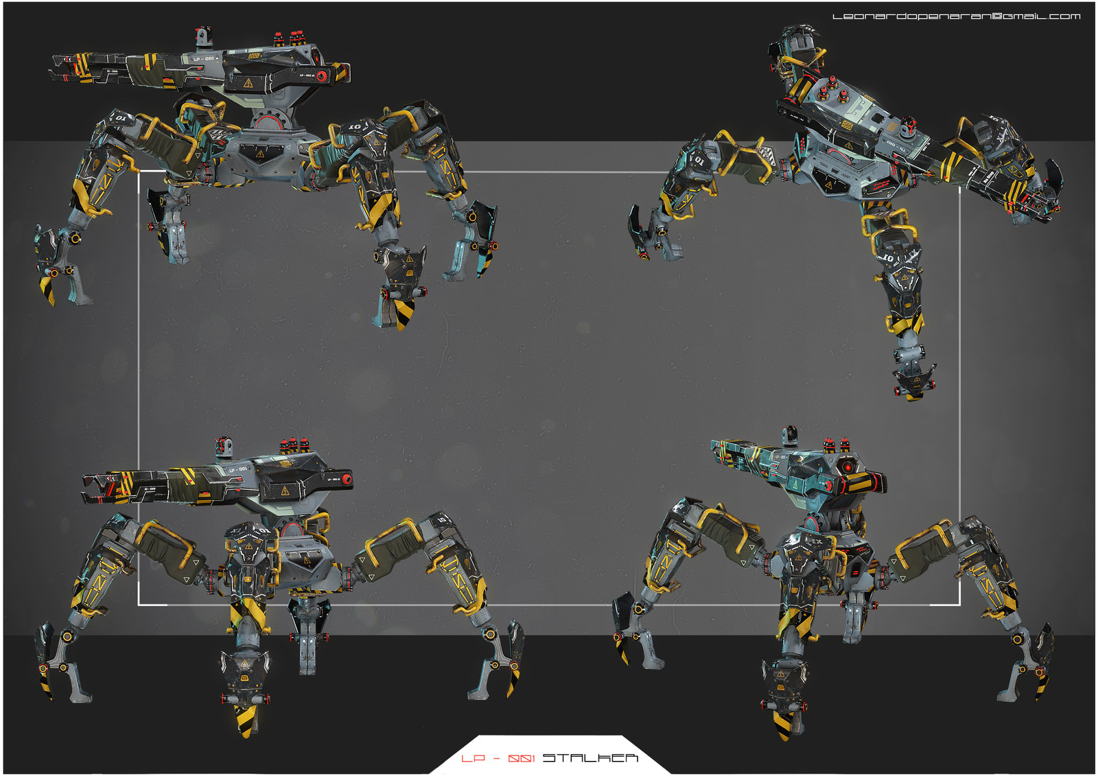 Leonardo Peñaranda - LP - 001 Stalker Mech project