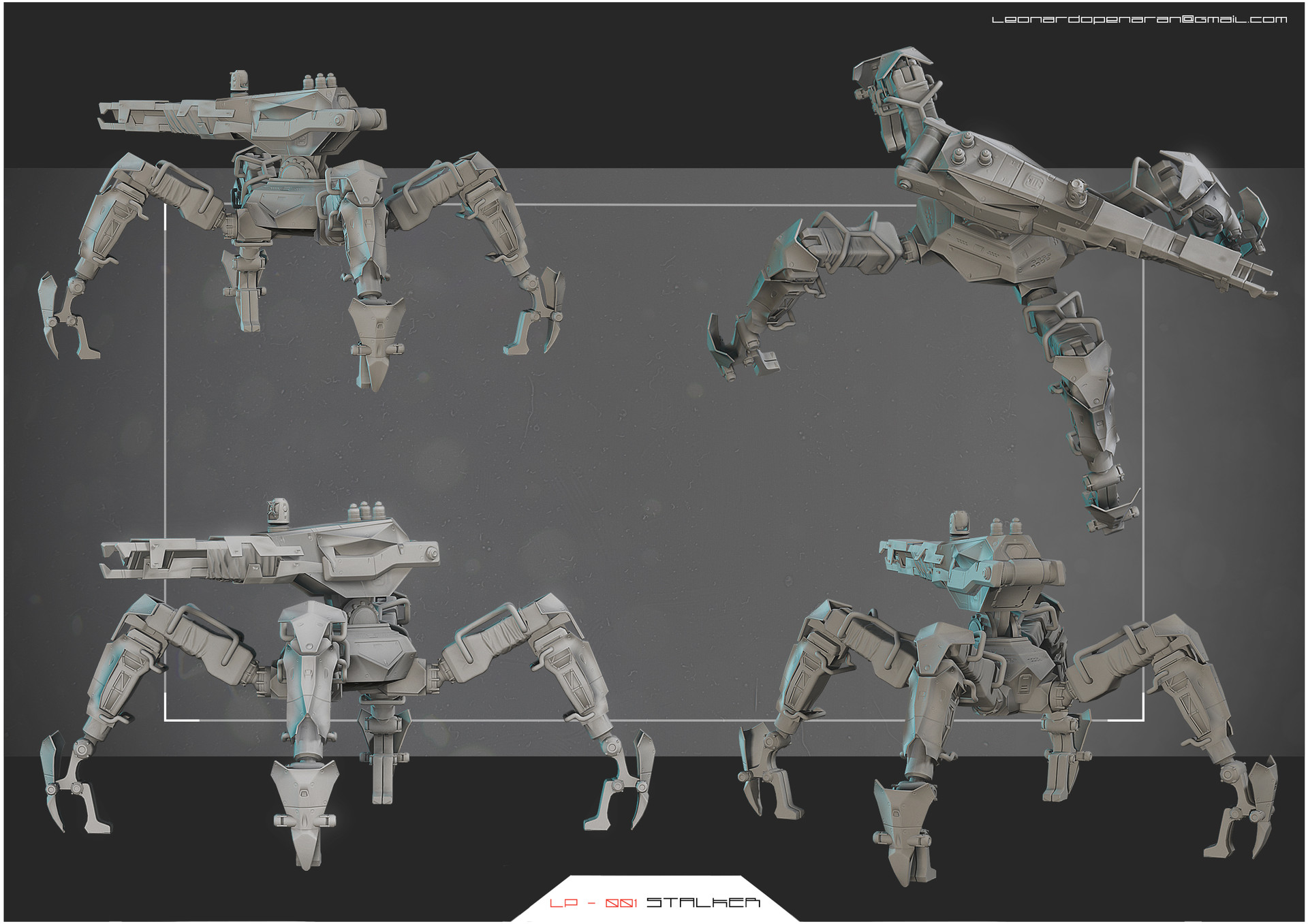Leonardo Peñaranda - LP - 001 Stalker Mech project