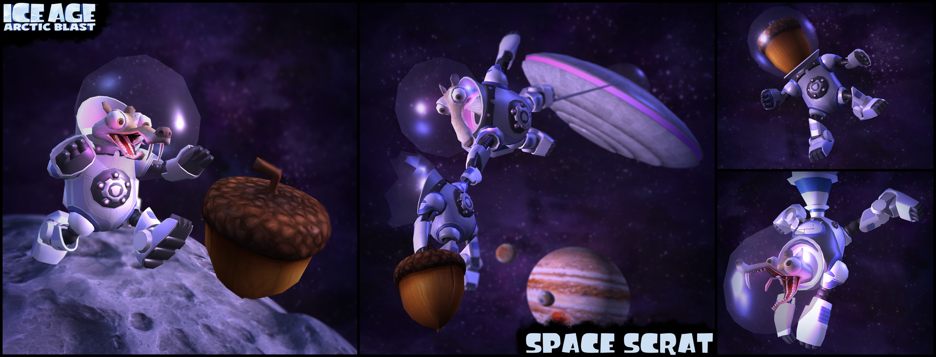 Art of Matthew Wood - Ice Age Arctic Blast Characters