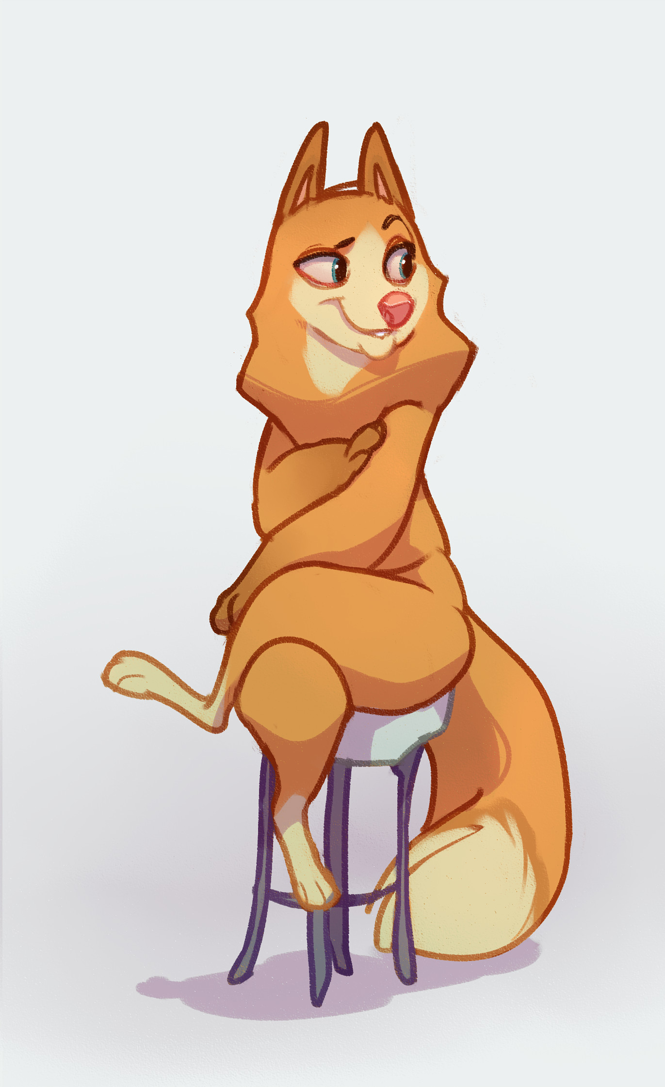 ArtStation - Fox_sit