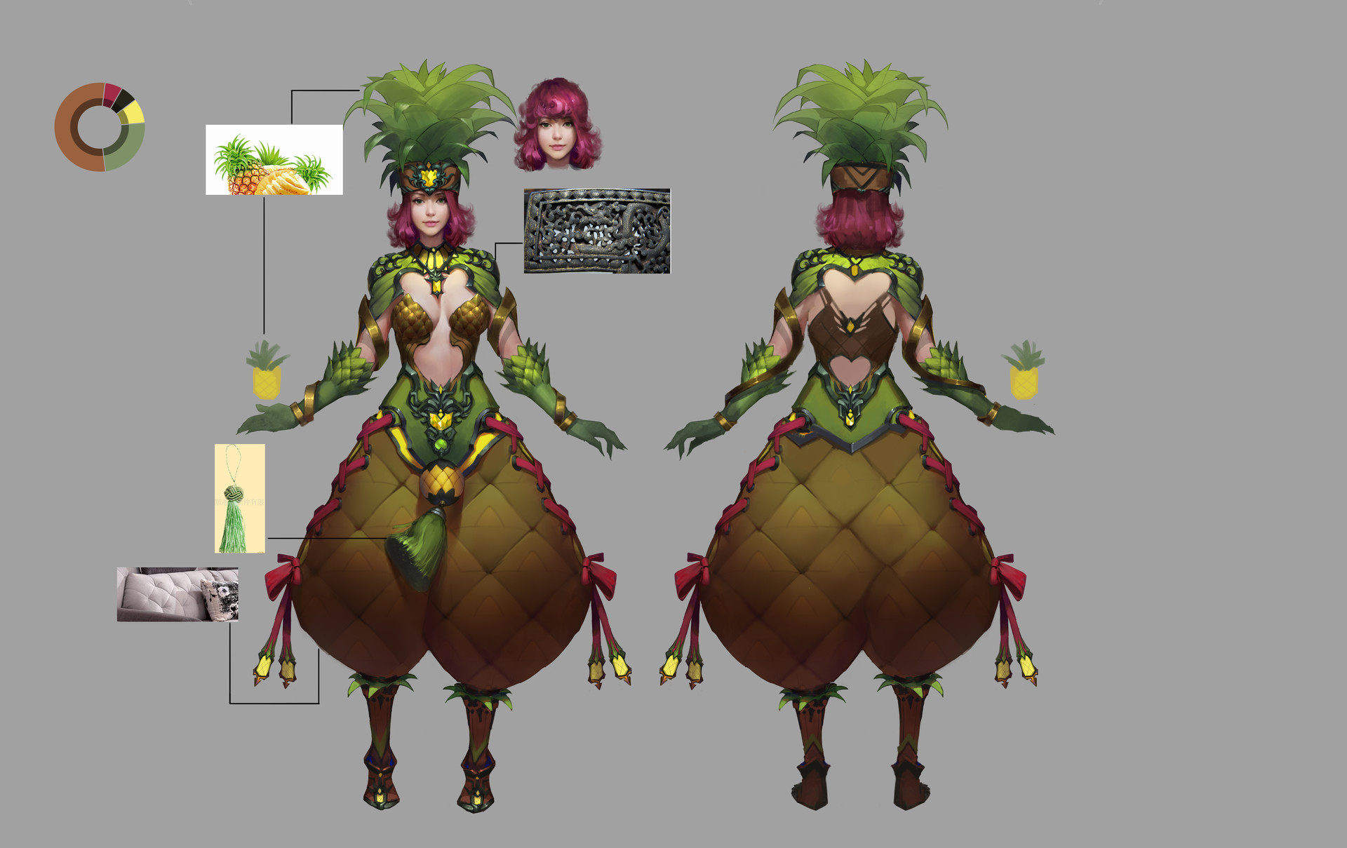 ArtStation - pineapple girl