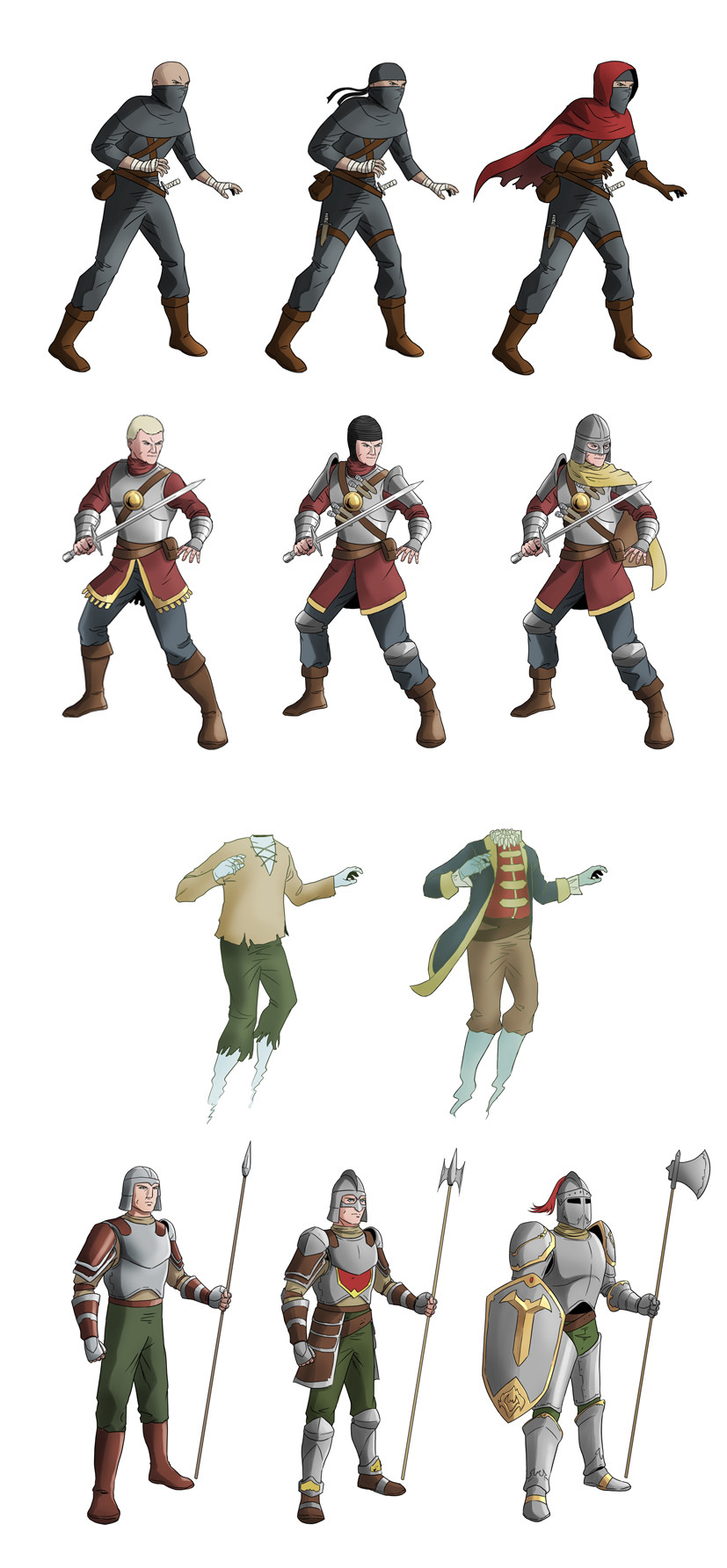 ArtStation - Enemies human