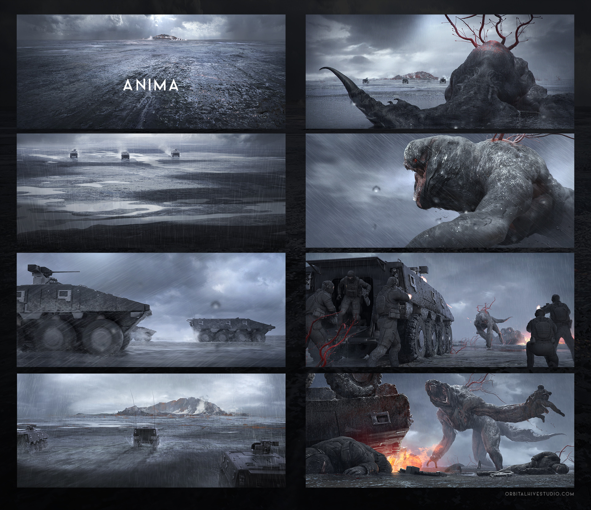 ArtStation - Keyframes - Anima - Opening scene