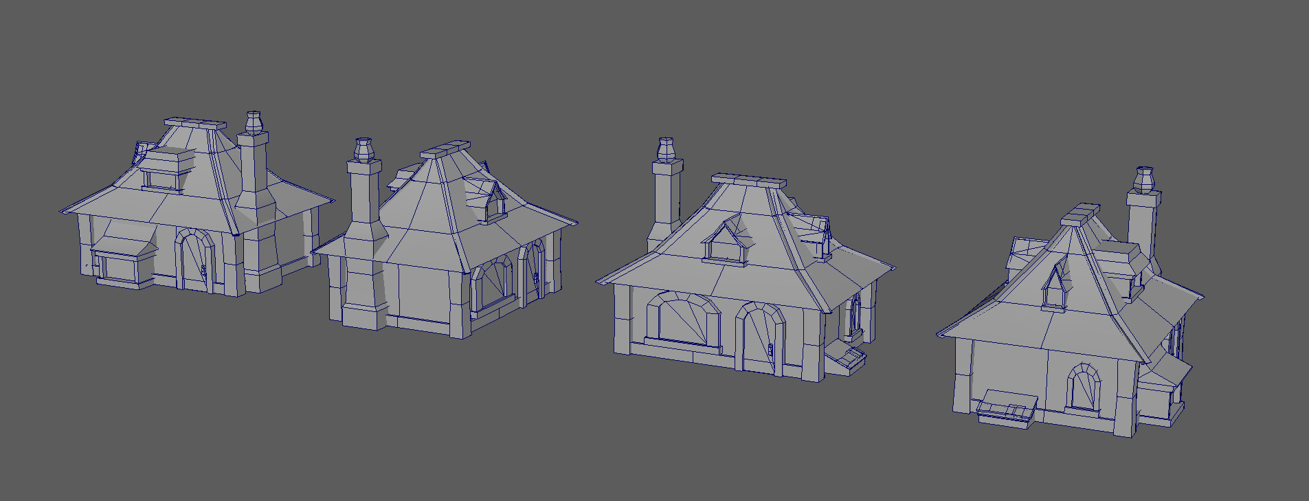 ArtStation - Modular Environment - Gilneas House(s)