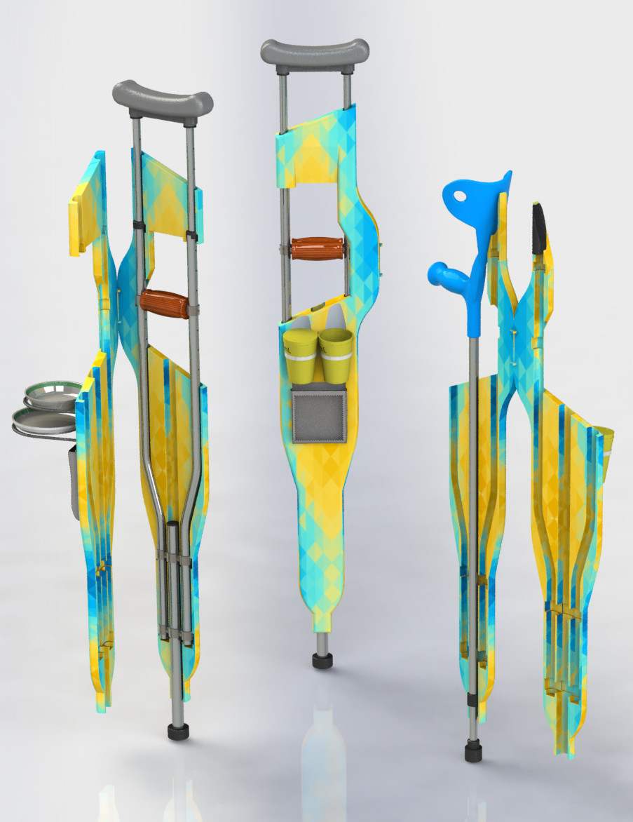 özcan özaltın - Crutch design for disabled people