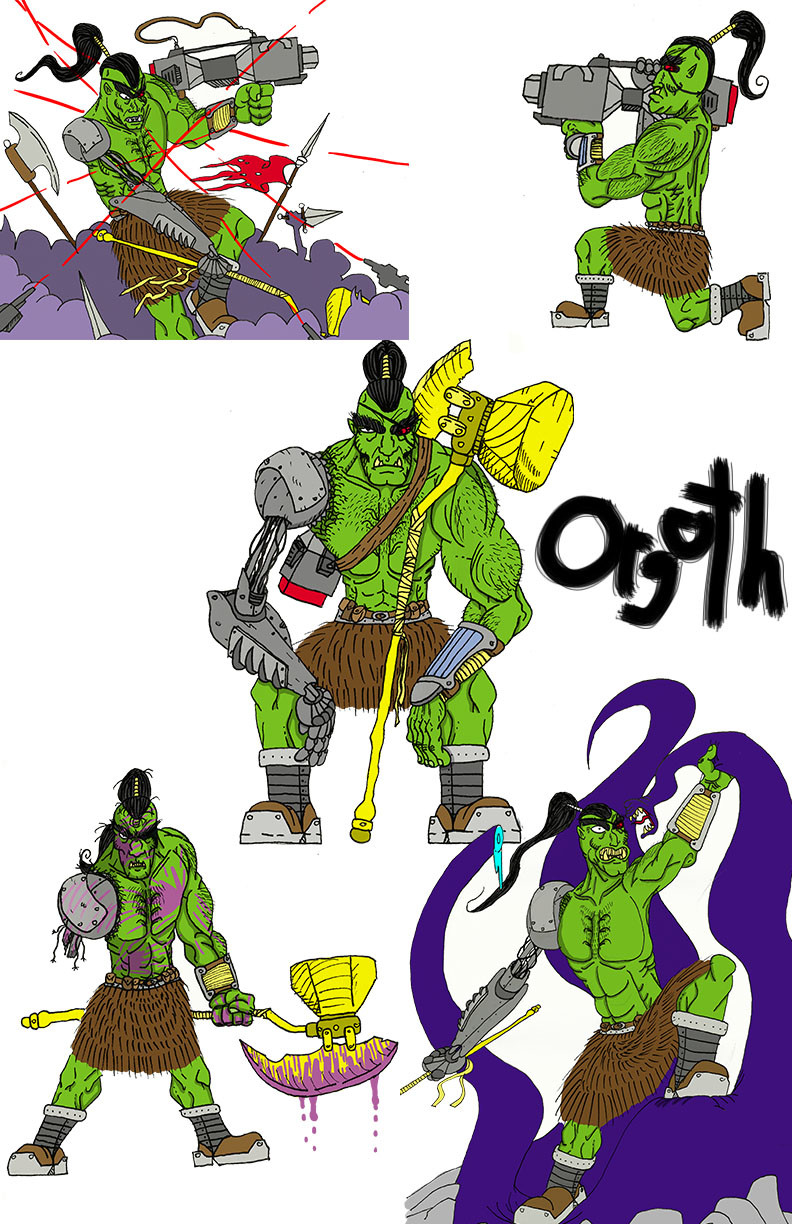 ArtStation - Orc Cyborg