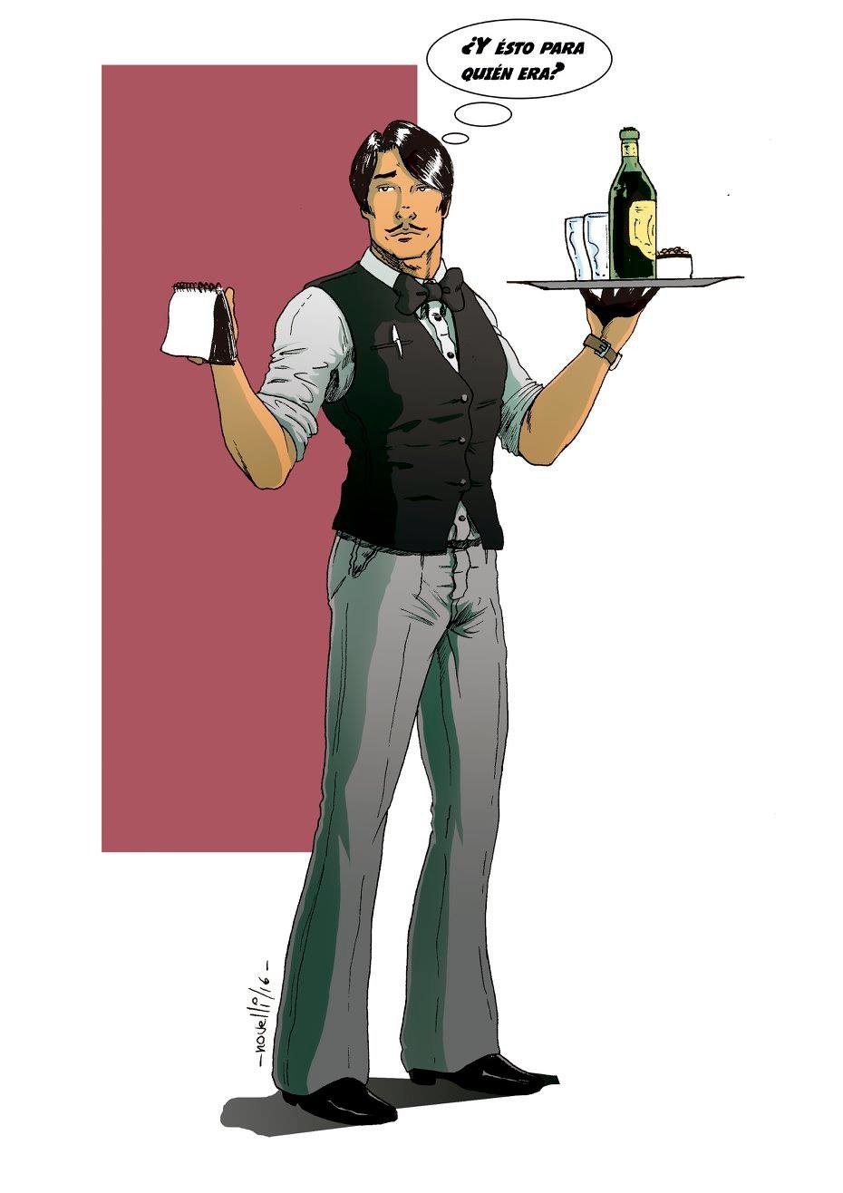 ArtStation - Confused Waiter