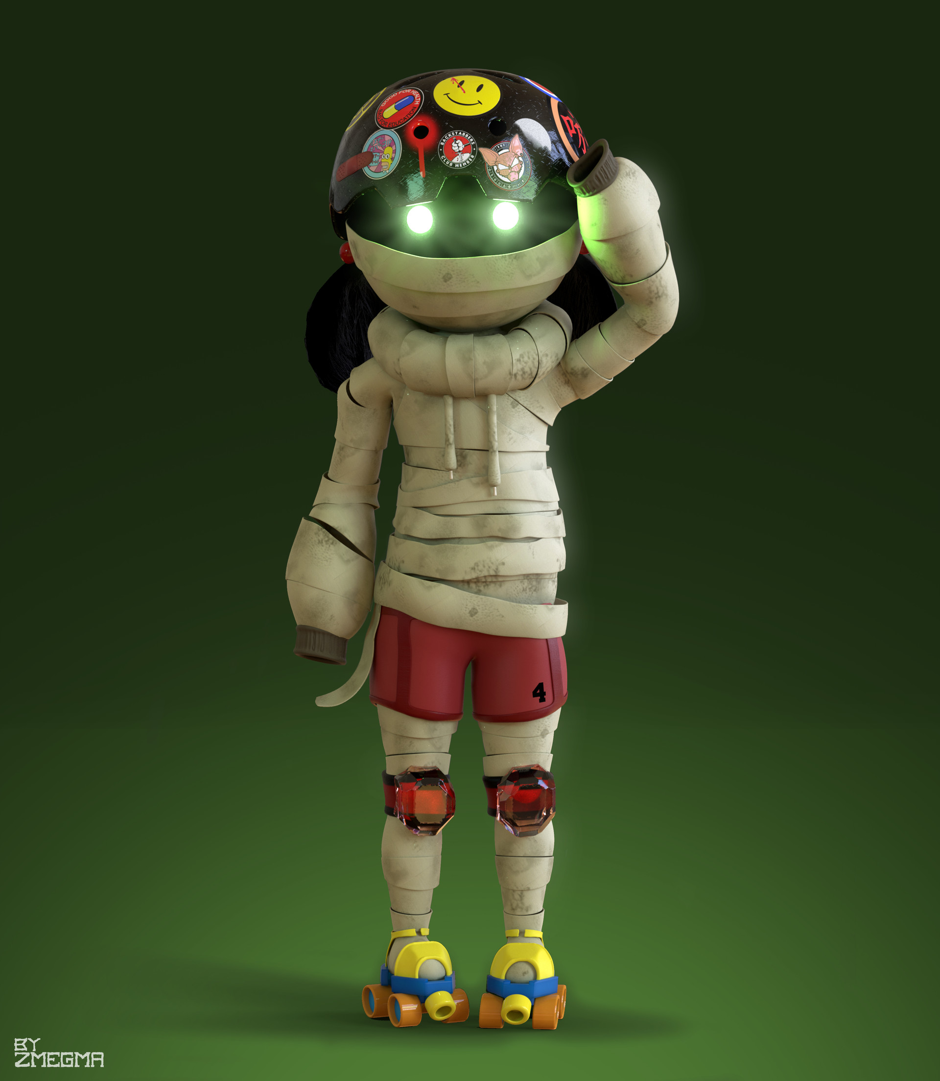 ArtStation - Jabiri - Roller Girl 2