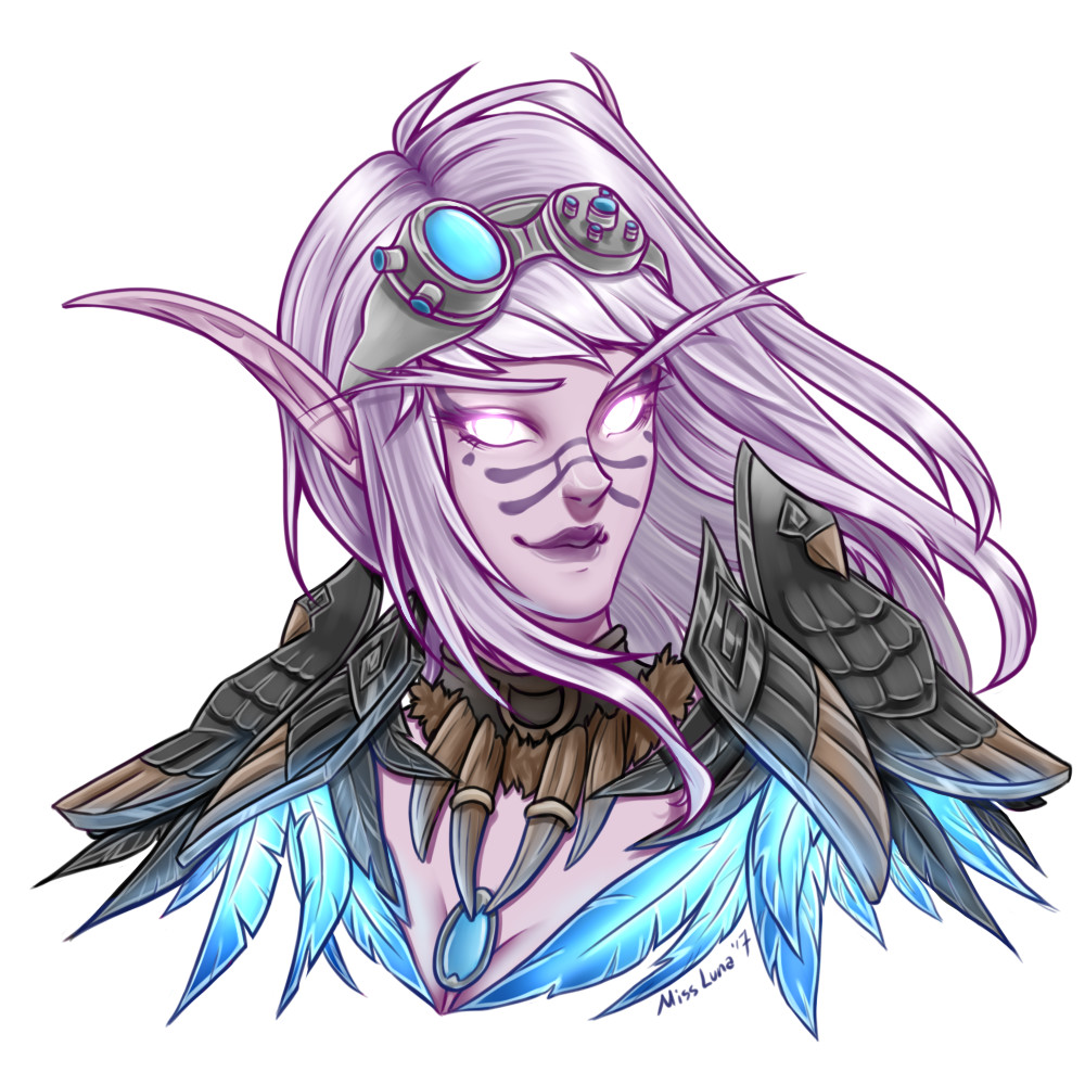 how to draw night elf